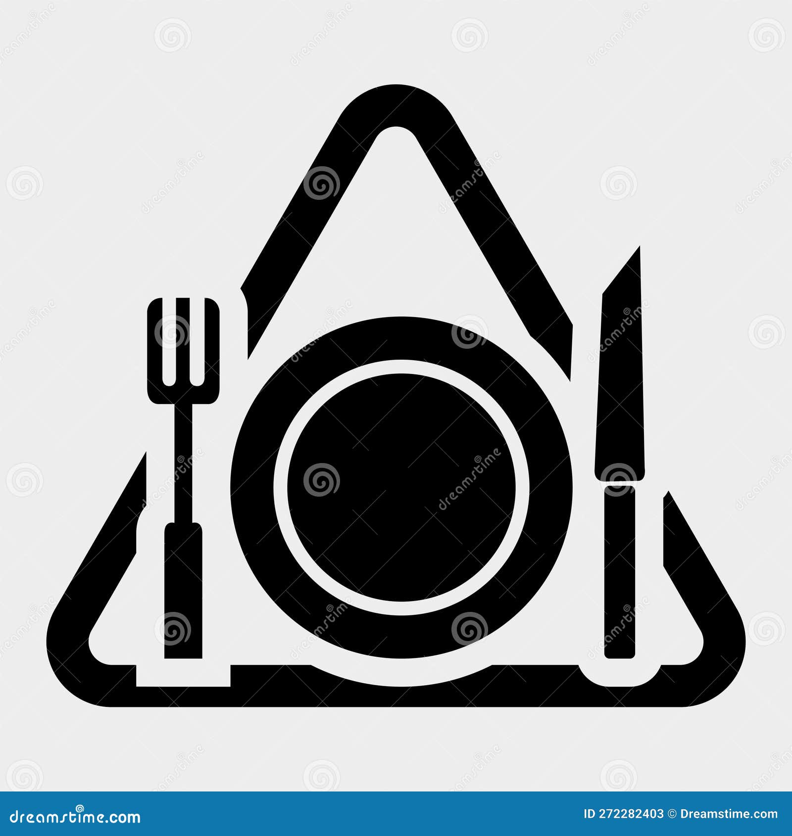 No Eating Symbol Sign Isolate On White Background,Vector Illustration ...
