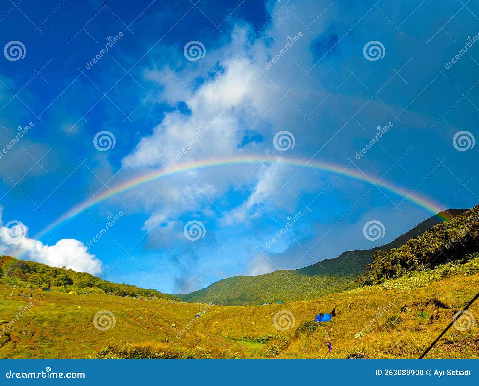 No Editing Pict, the Real Rainbow, West Java Stock Photo - Image of ...