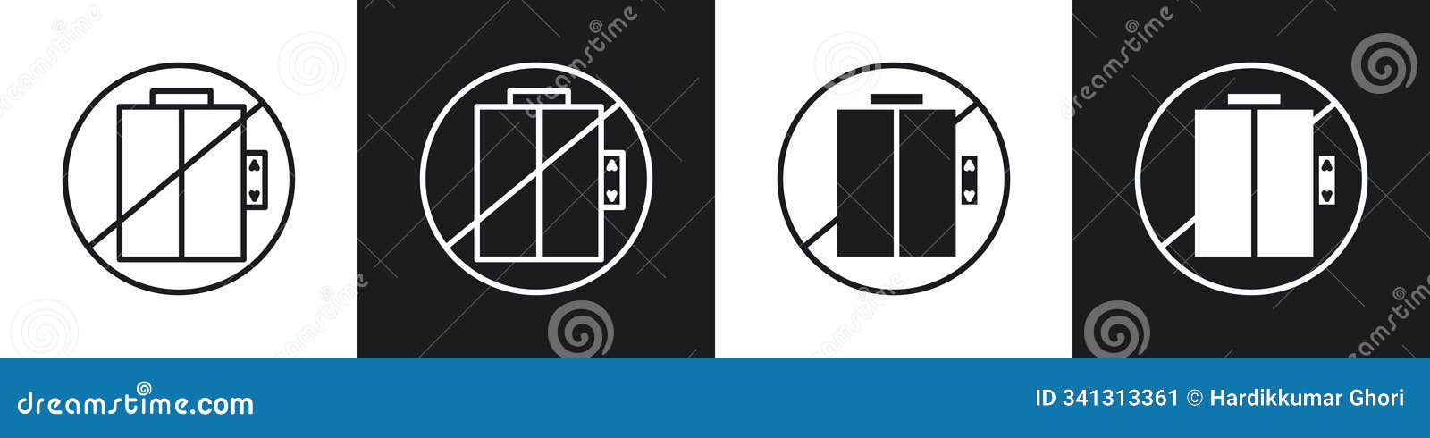 No elevator sign stock illustration. Illustration of lift - 341313361