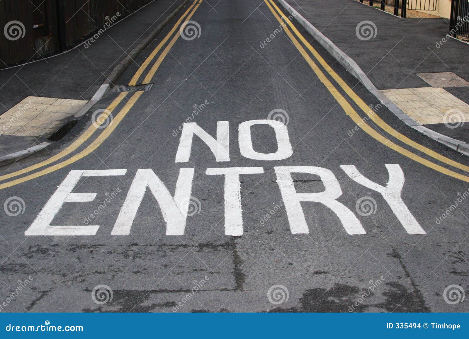 No Entry stock photo. Image of road, entry, halt, warning - 335494