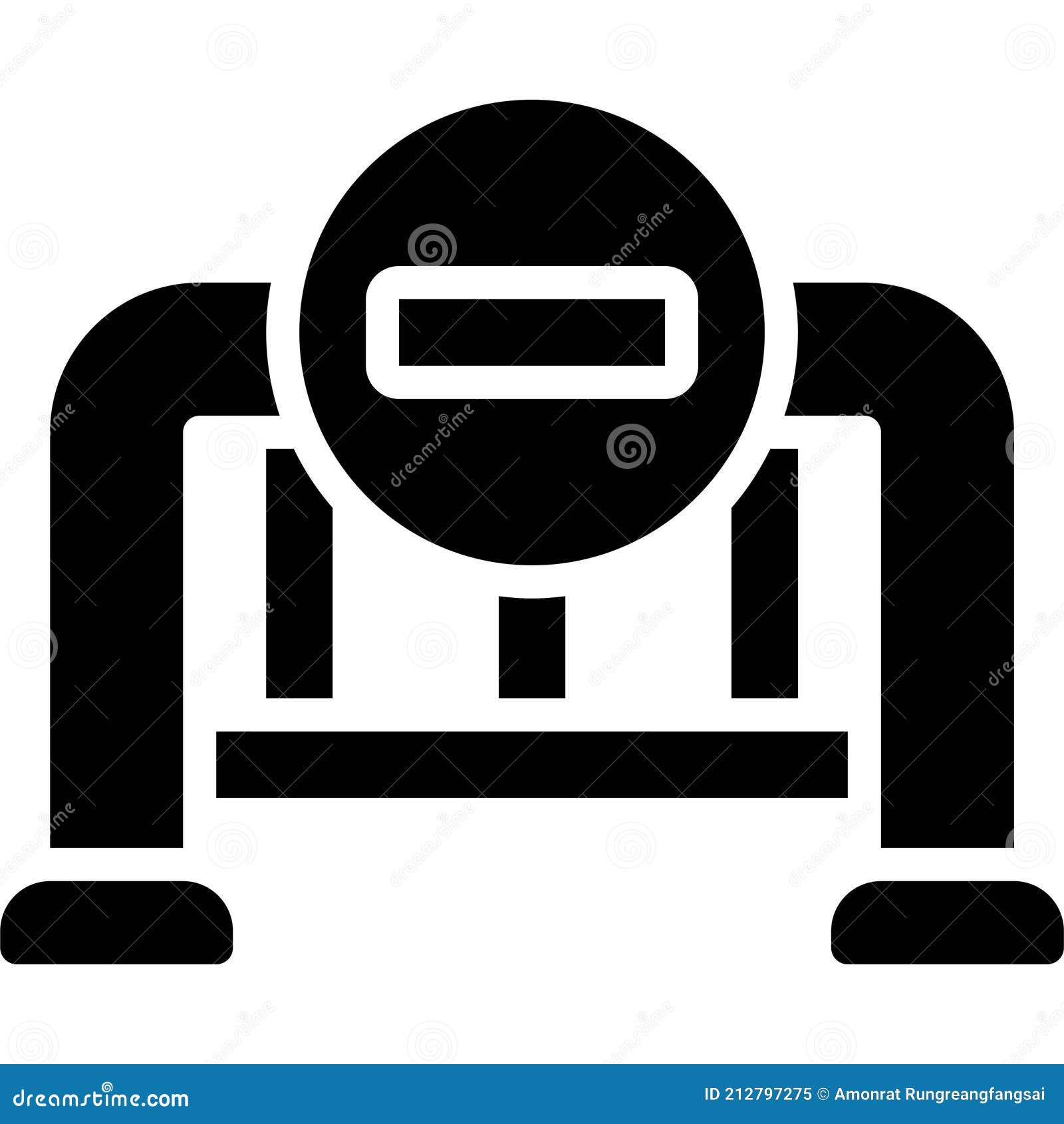 No Entry Barrier Icon, Parking Lot Related Vector Stock Vector ...