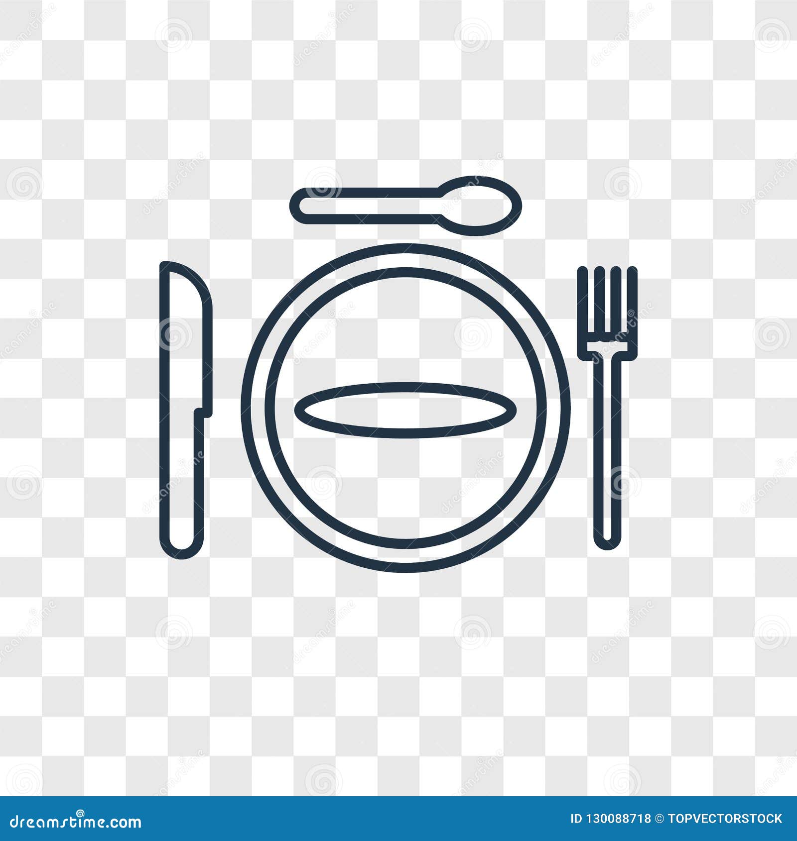 No Entry Concept Vector Linear Icon Isolated on Transparent Back Stock ...