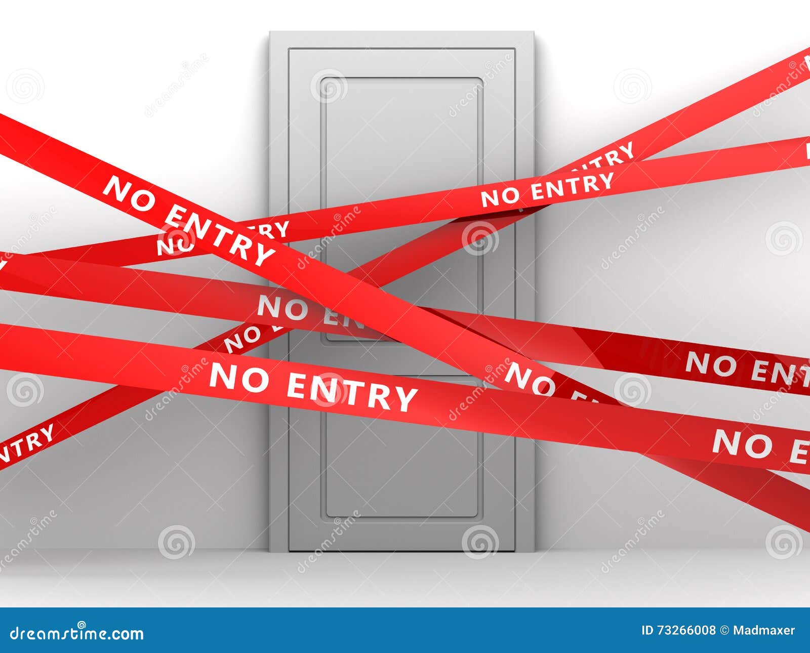 No entry stock illustration. Illustration of doorway - 73266008