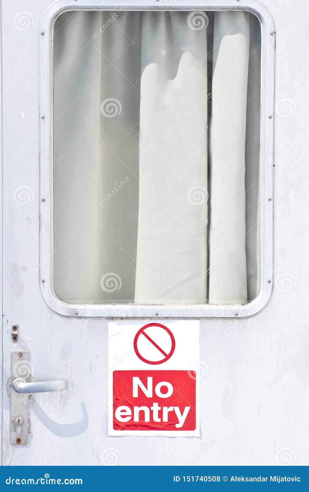 No Entry door sign stock photo. Image of marble, construction - 151740508