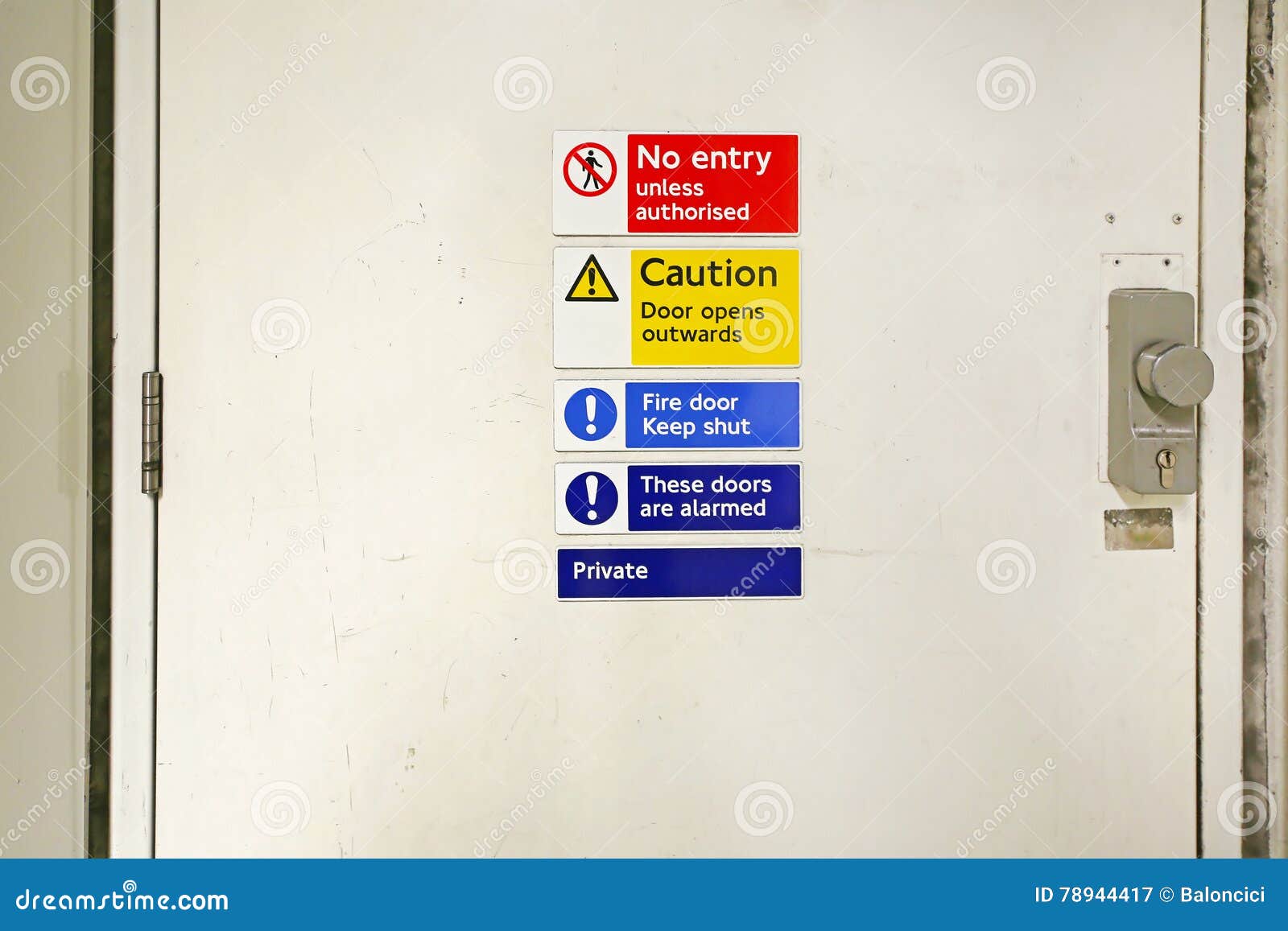 No Entry Door Sign stock image. Image of exterior, entry - 78944417