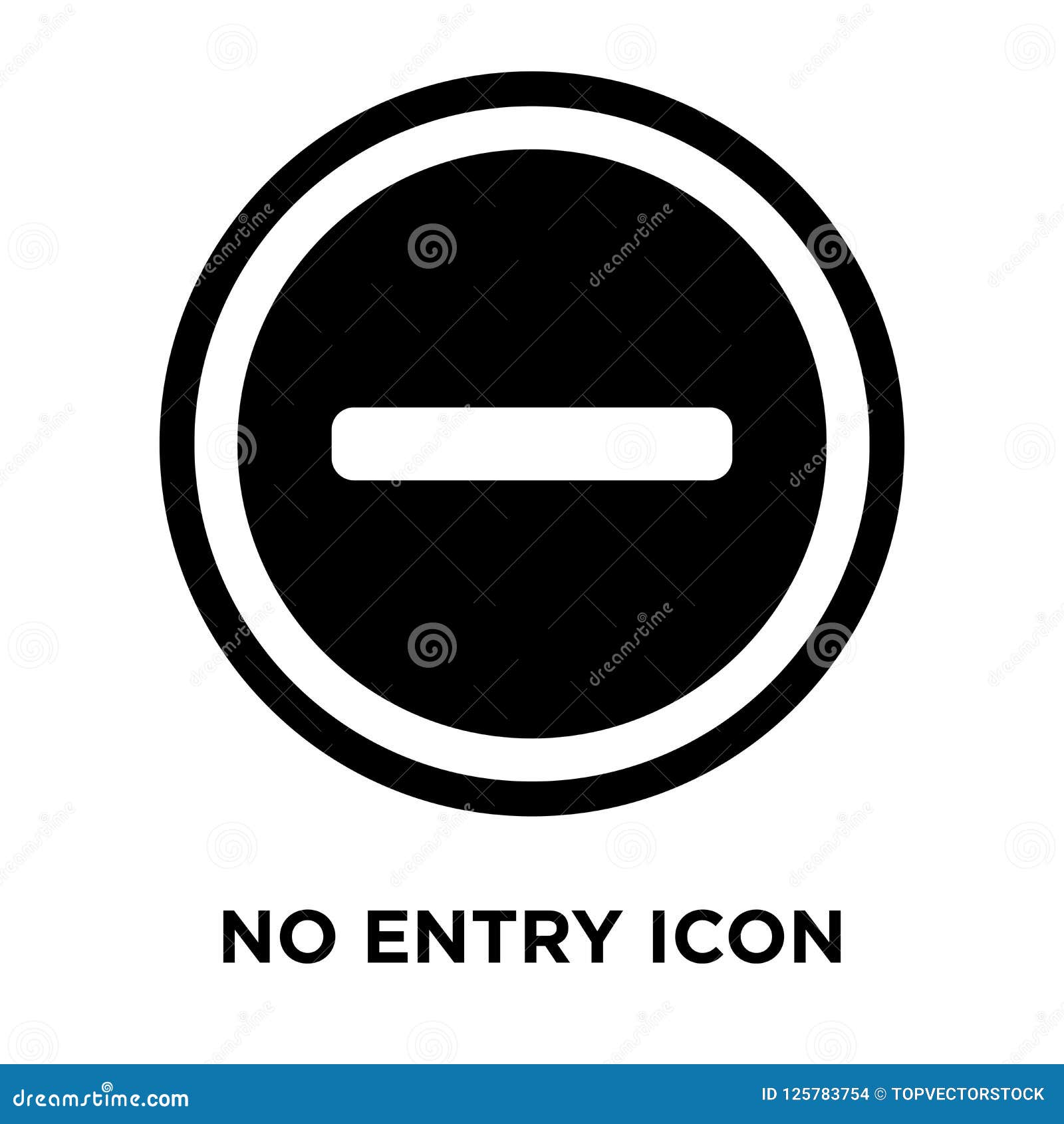 No Entry Icon Collection Cartoon Vector | CartoonDealer.com #138126221