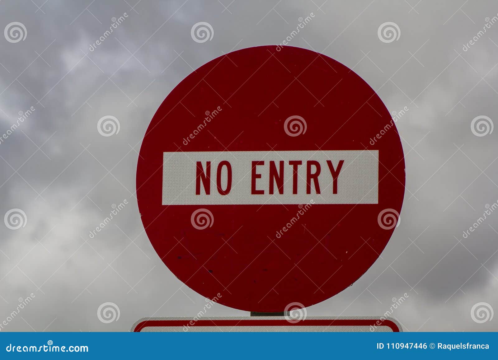 No entry red sign stock photo. Image of communication - 110947446