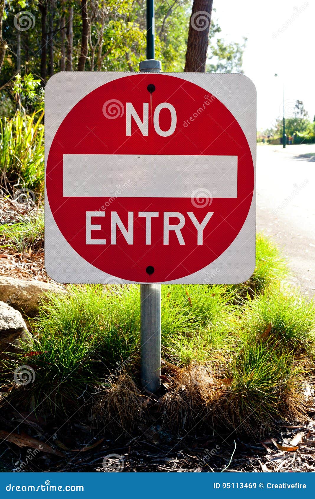 No Entry Road Sign stock image. Image of directional - 95113469