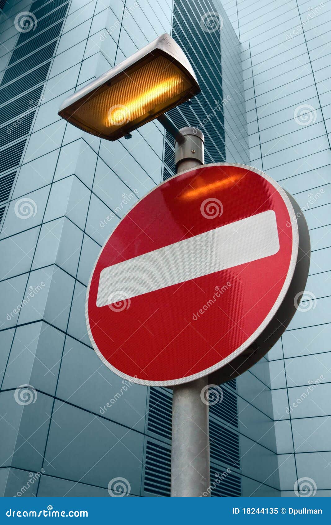 Illuminated & X22;No Entry& X22; Sign In Traditional Chinese Characters ...