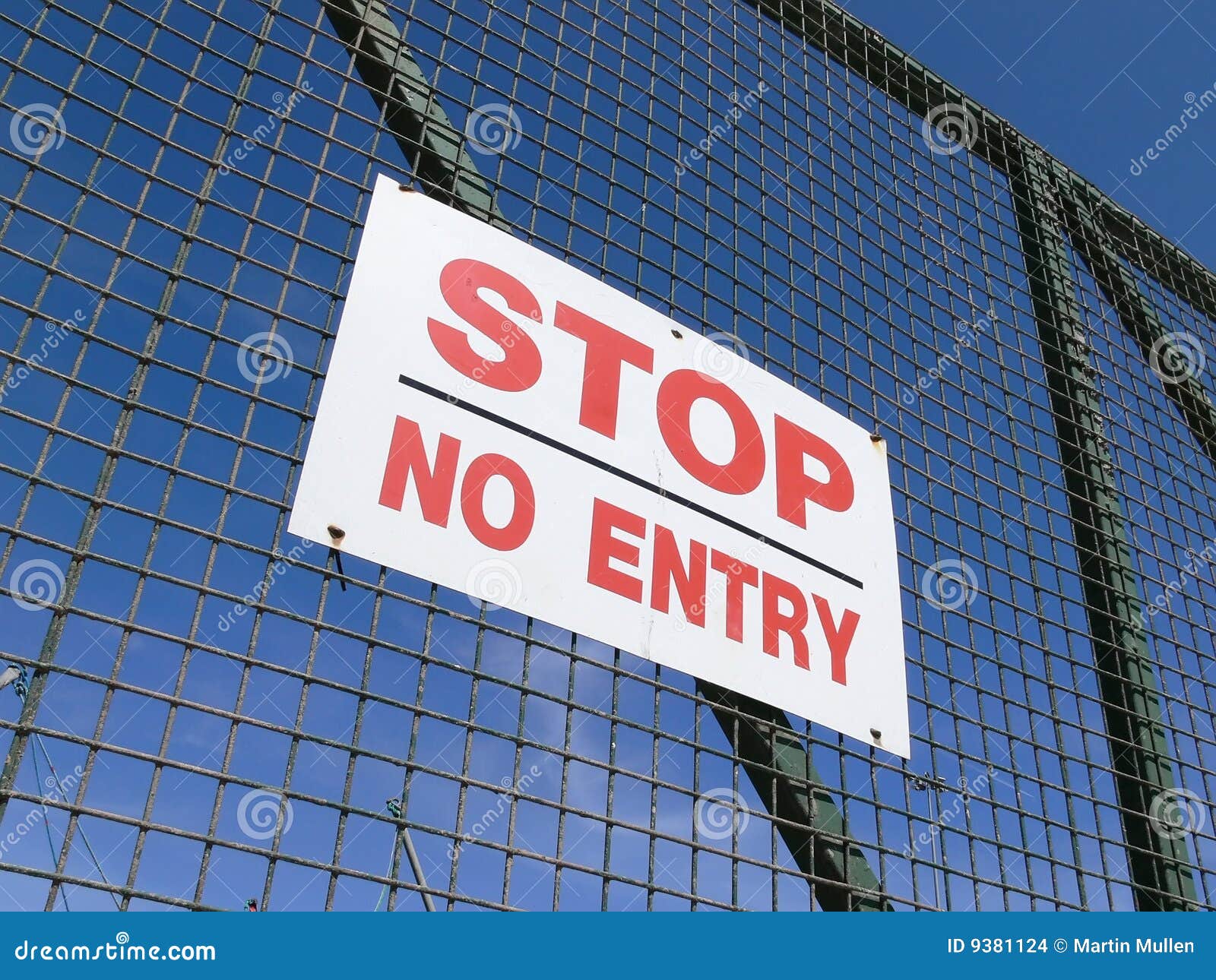 No Entry Sign stock photo. Image of prohibited, warning - 9381124