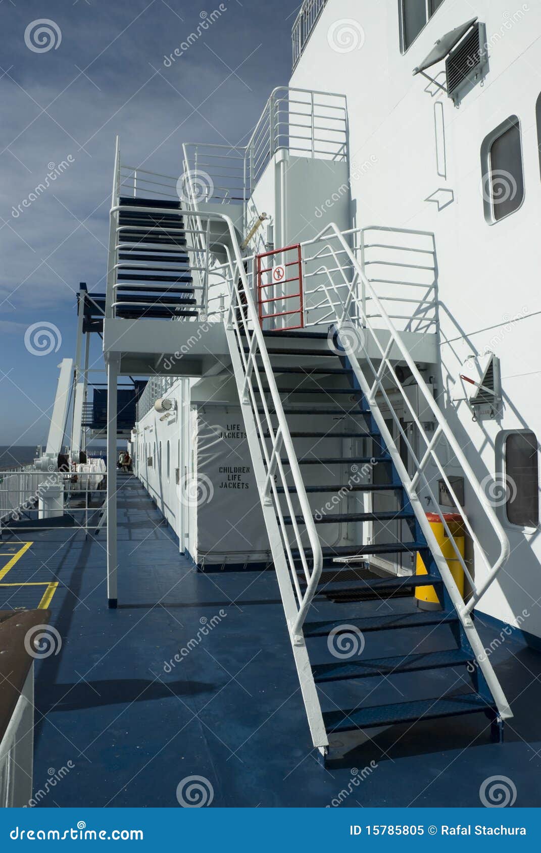 No Entry Sign Onboard a Cruise Ferry Stock Image - Image of gate ...