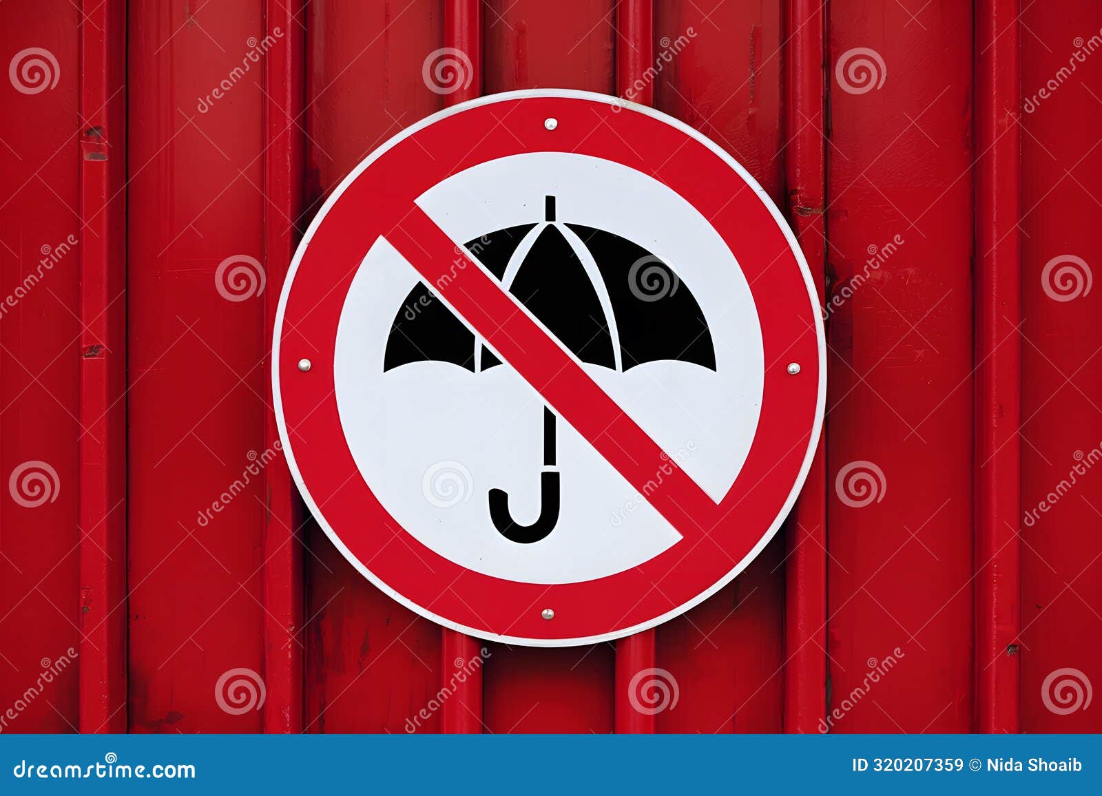 No Entry Sign Red Circle With Closed Umbrella, Restricting Access Stock ... No Entry Sign Red Circle With Closed Umbrella, Restricting Access Stock ...