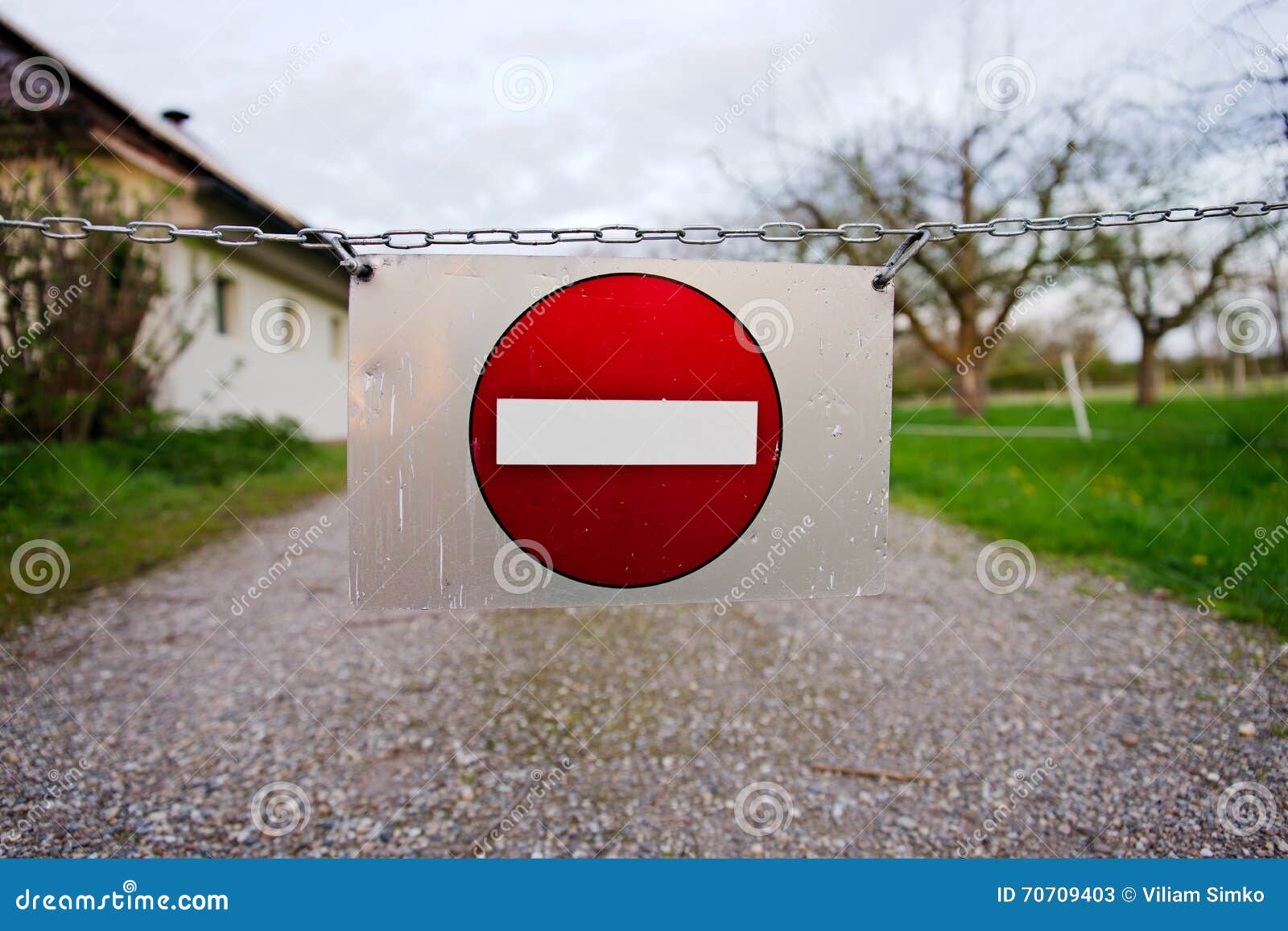 No Entry Sign stock image. Image of halt, pedestrian - 70709403