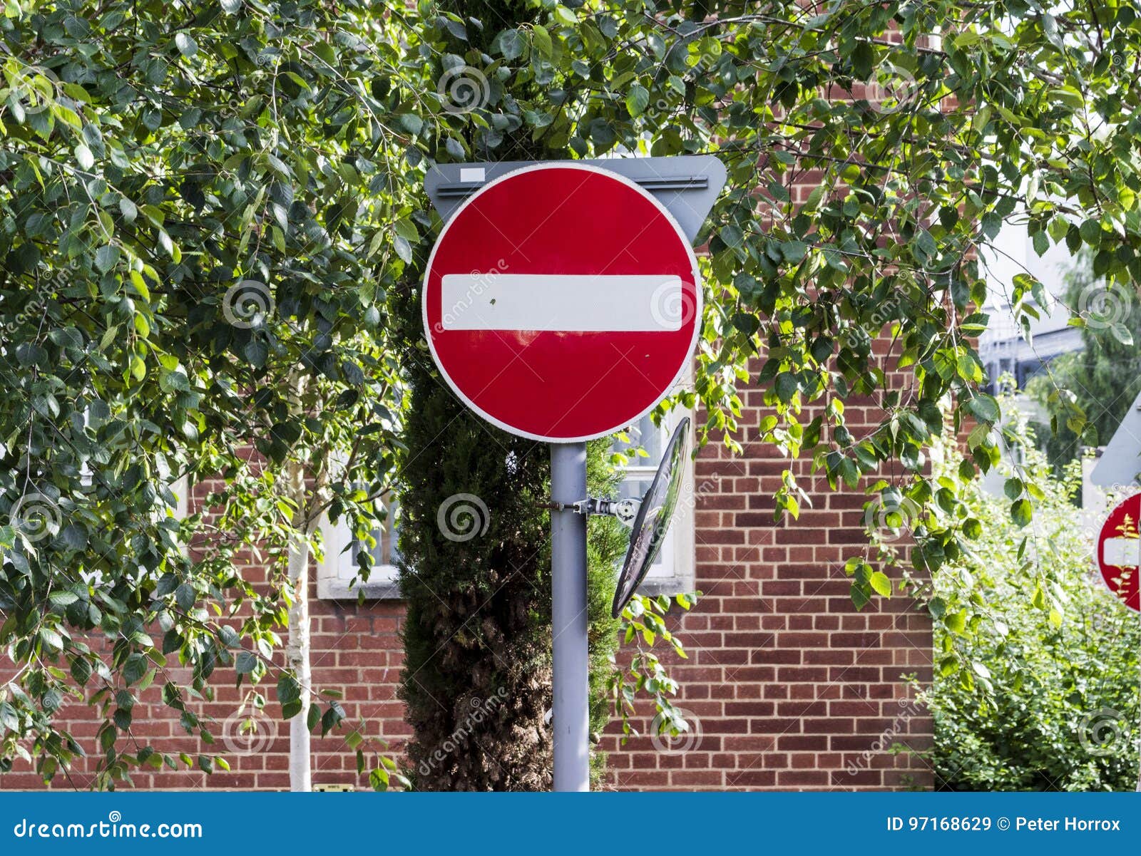 No entry sign stock image. Image of post, city, pole - 97168629