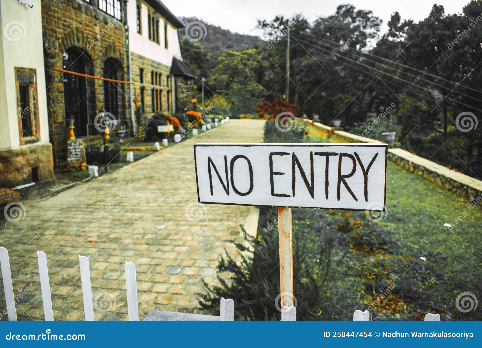 No Entry Sign in White Board Stock Photo - Image of home, signage ...