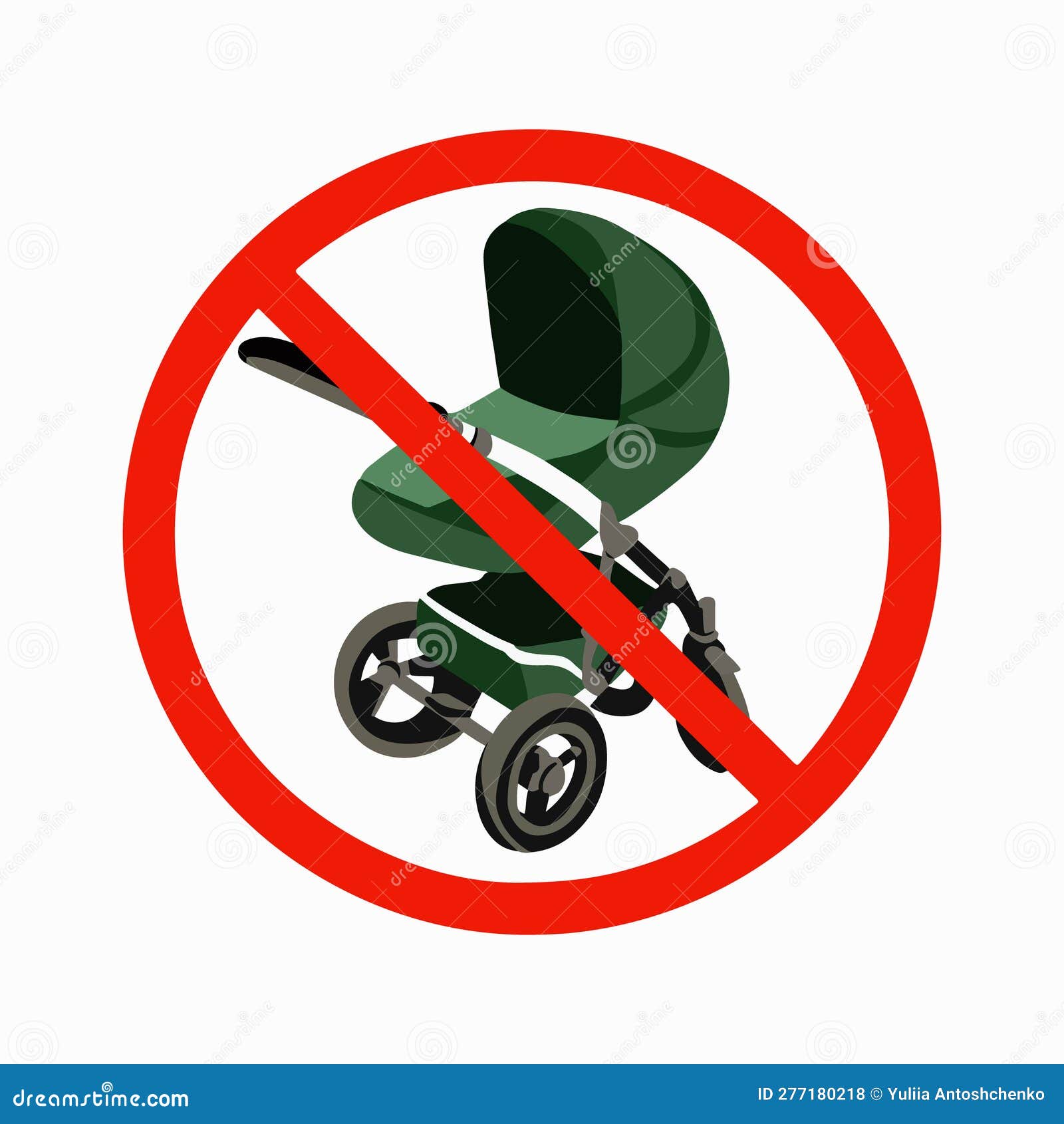 The Strollers Illustration Logo Cartoon Vector | CartoonDealer.com ...