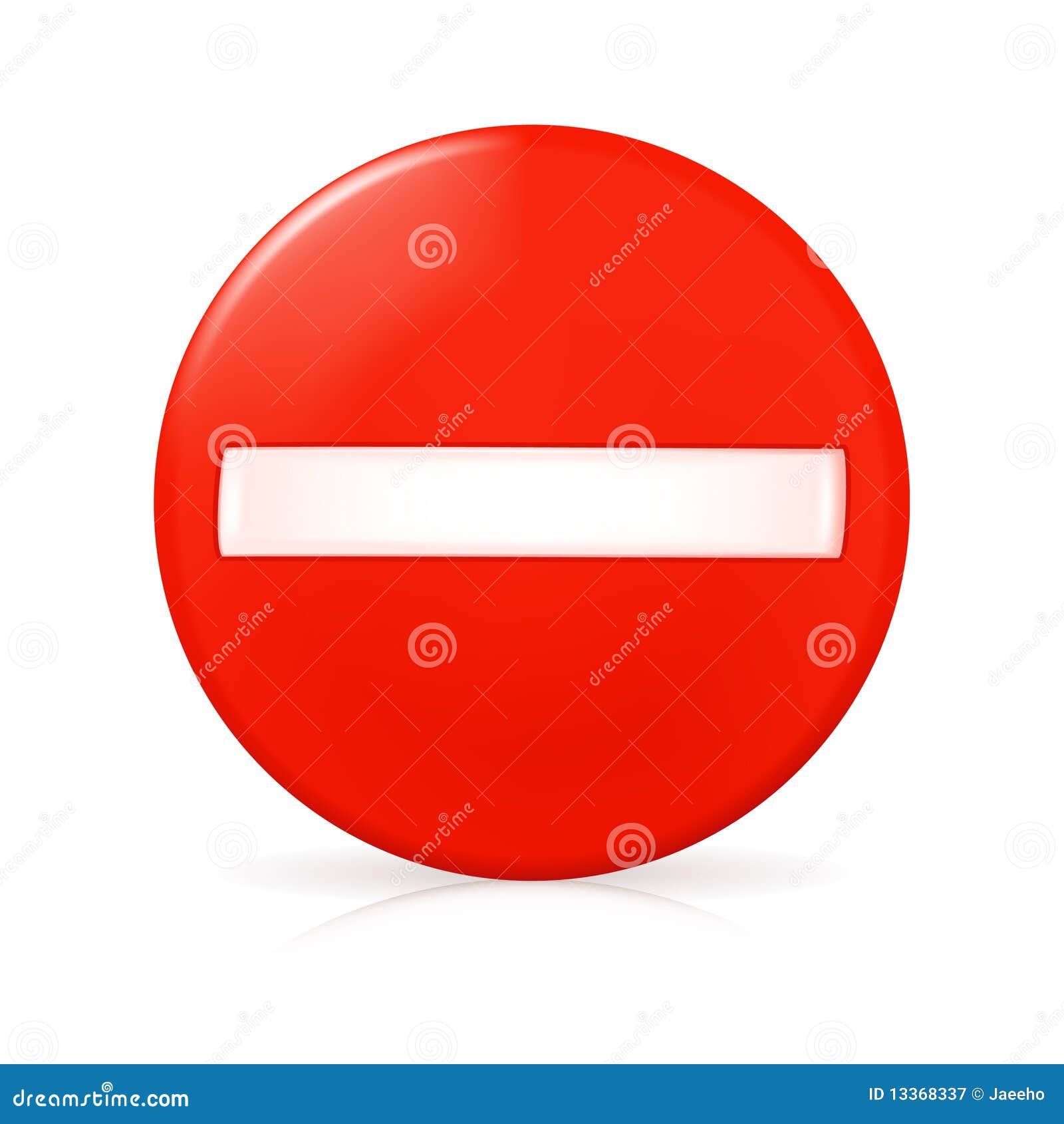 No Entry Traffic Sign Symbol Red Circle Vector Illustration ...