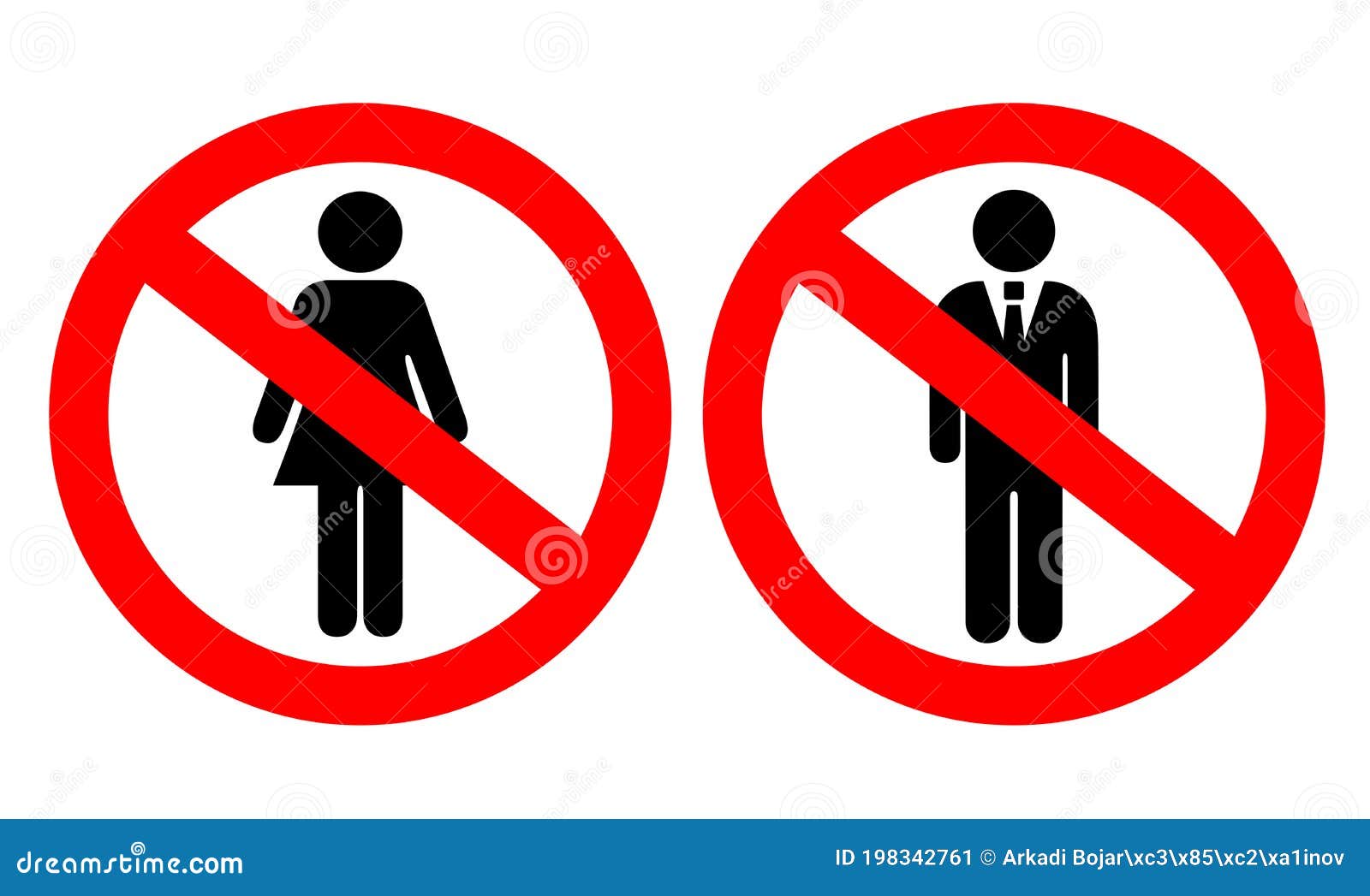 Cartoon Entry No Signs Stock Illustrations – 60 Cartoon Entry No Signs ...