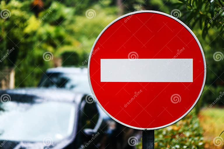 No Entry or Wrong Way Traffic Sign Stock Photo - Image of prohibited ... No Entry or Wrong Way Traffic Sign Stock Photo - Image of prohibited ...