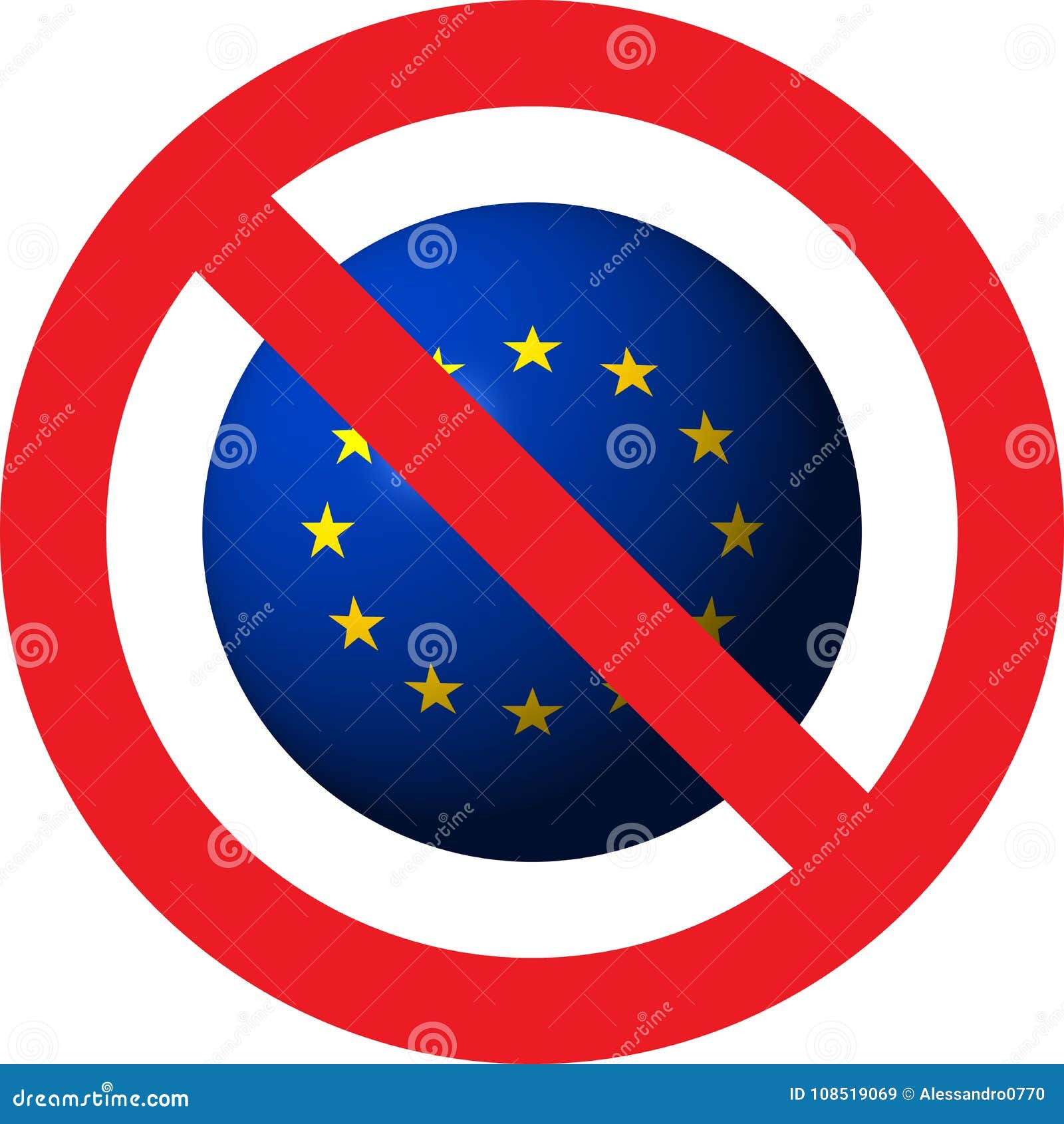 No European Union sign stock illustration. Illustration of blue - 108519069