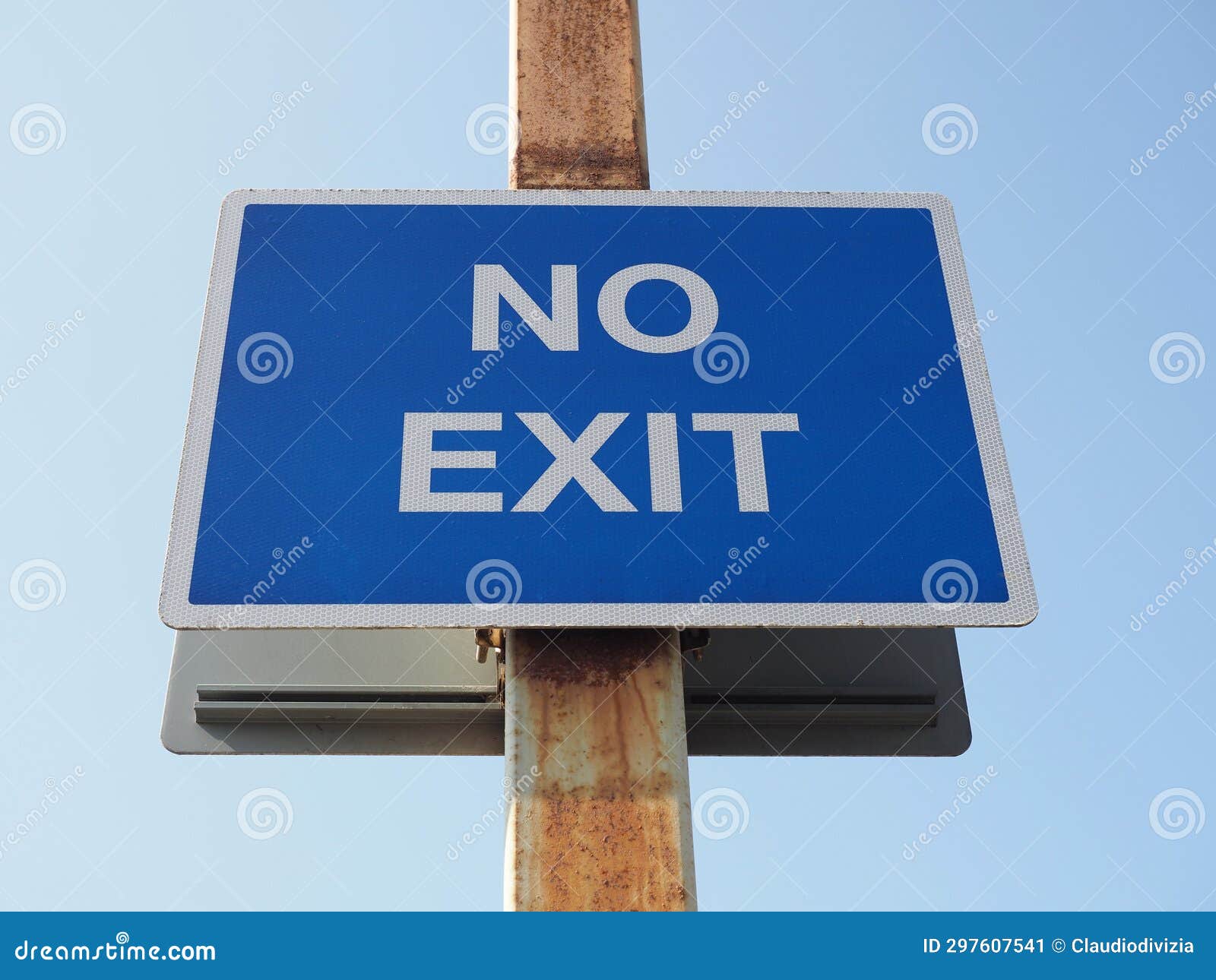 No exit sign stock image. Image of signs, white, exit - 297607541