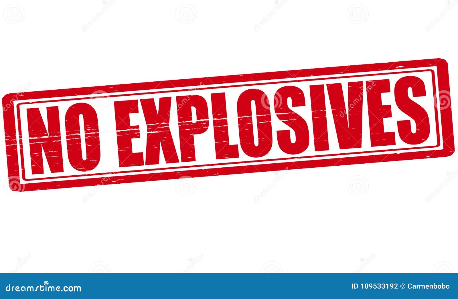 No explosives stock illustration. Illustration of rubber - 109533192