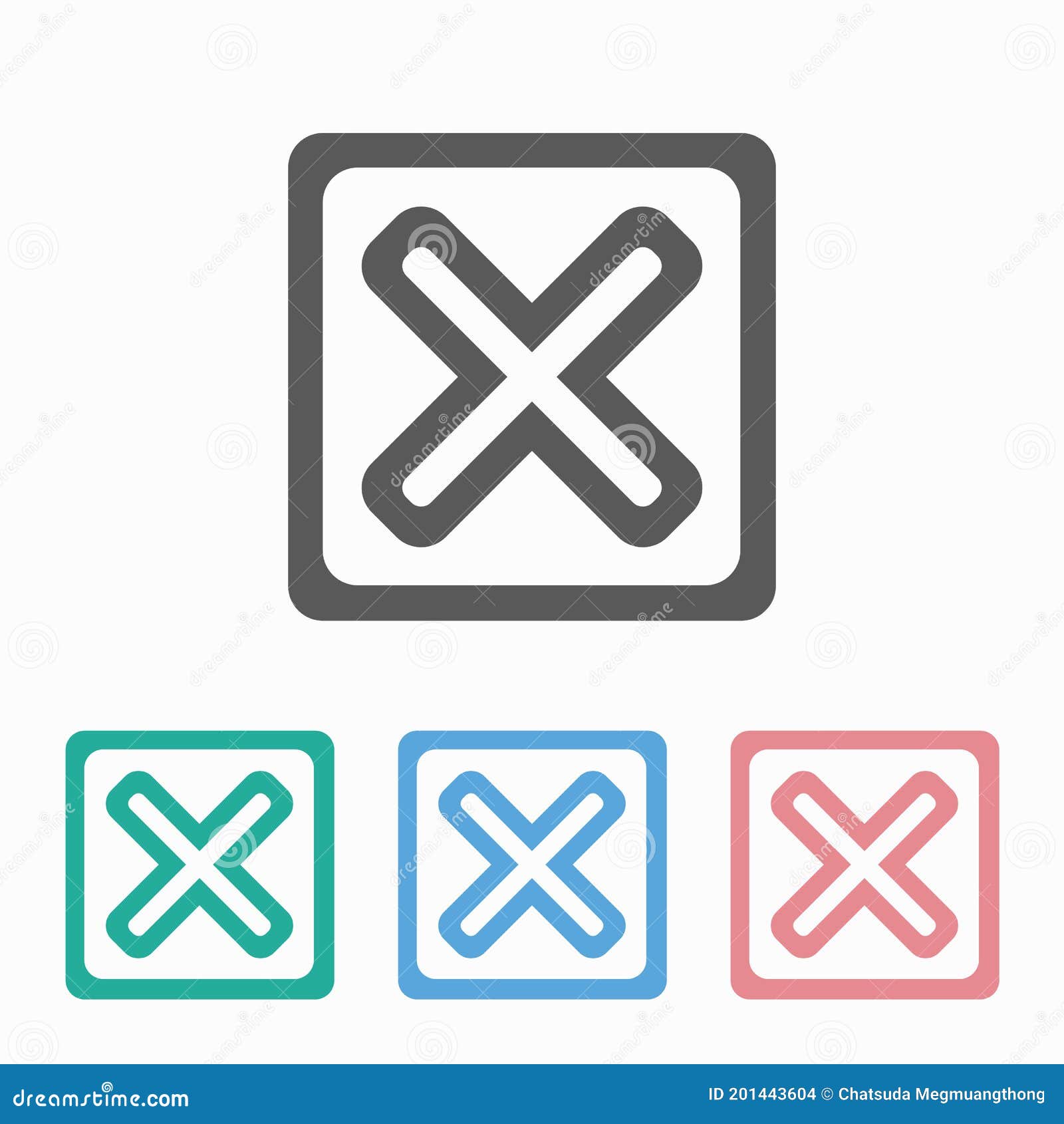 No, False Icon, Negative, Wrong, Prohibit, Forbidden Stock Vector ...
