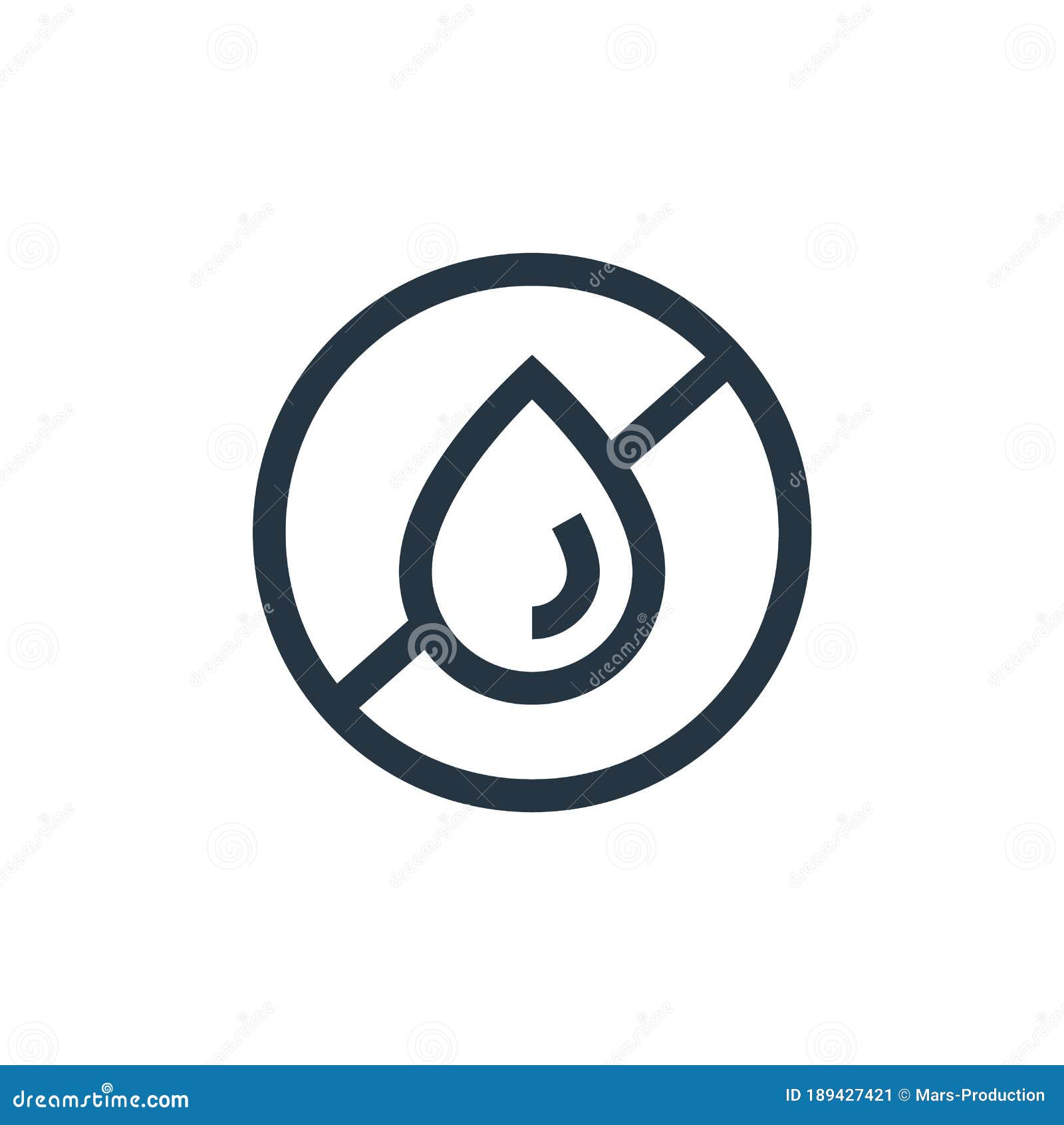 No Fat Vector Icon Isolated on White Background. Outline, Thin Line No ...