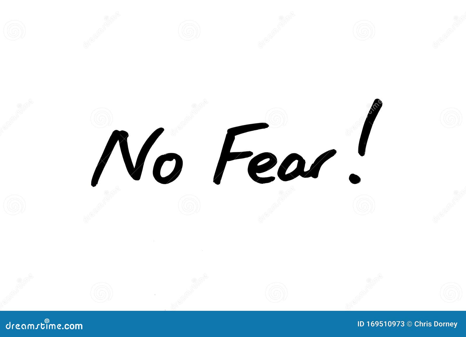 No Fear stock illustration. Illustration of fearless - 169510973