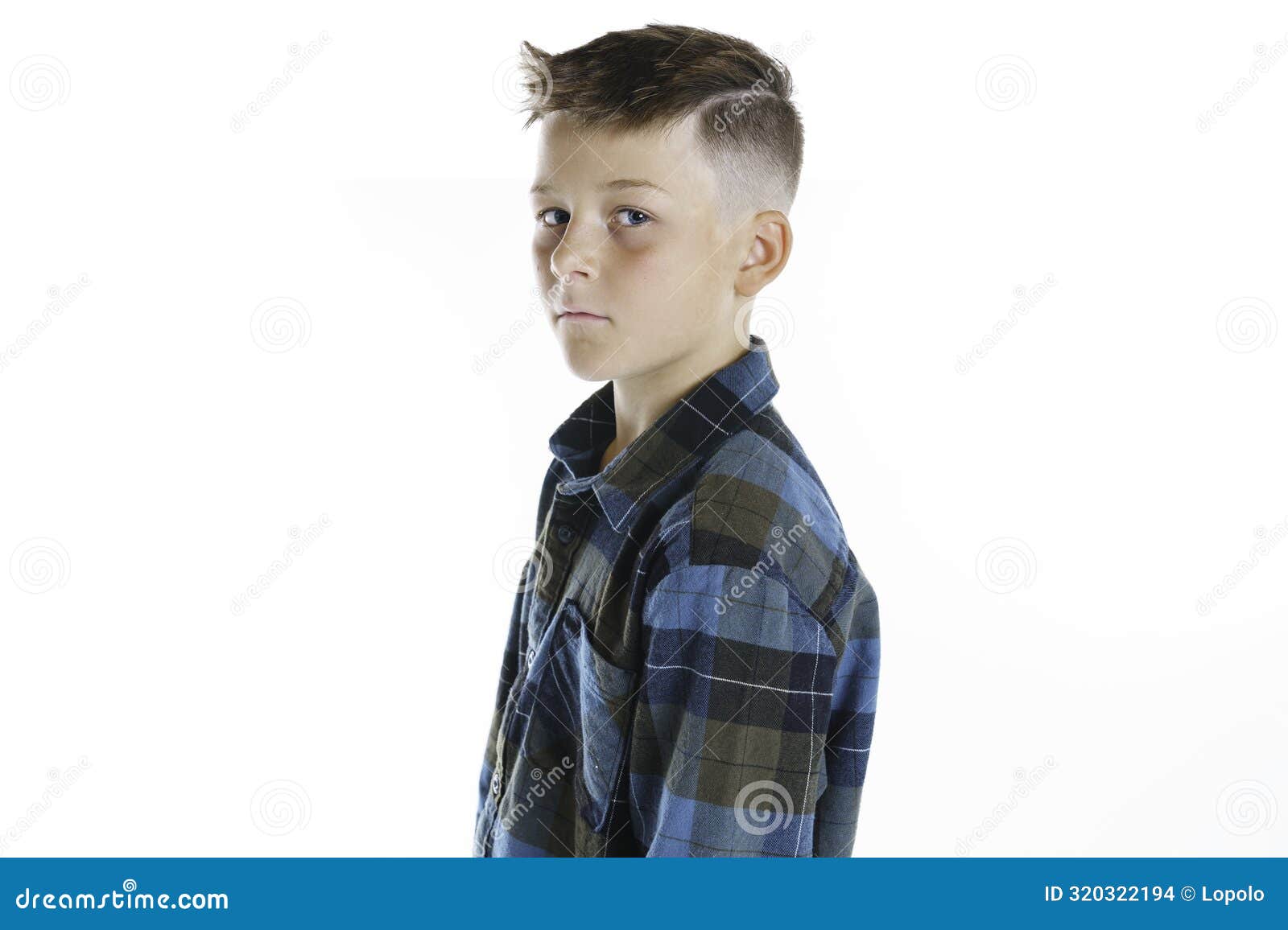 No Feeling Young Boy Looking at Camera Stock Photo - Image of face ...