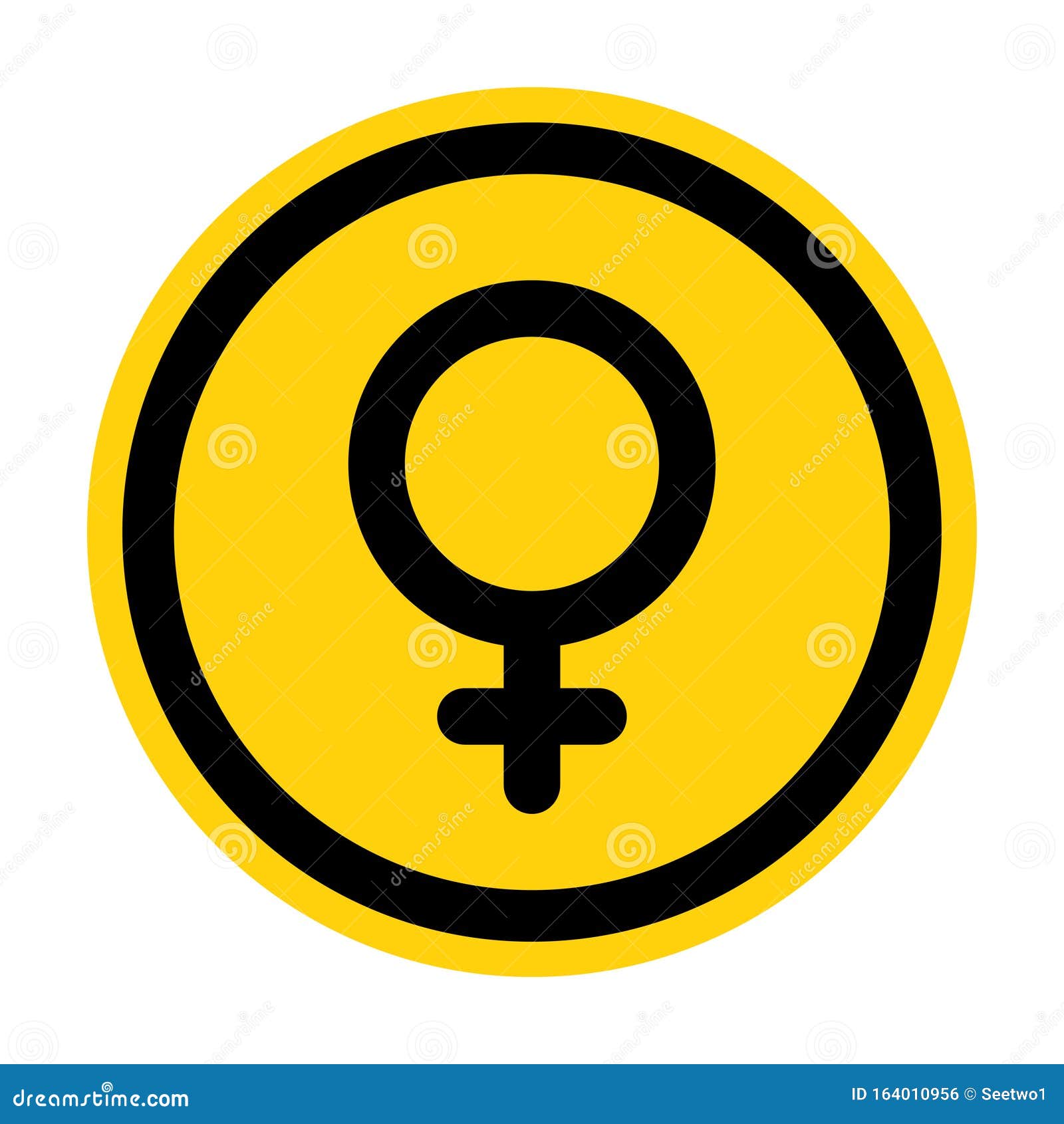 No Female Symbol Sing Isolate on White Background,Vector Illustration ...
