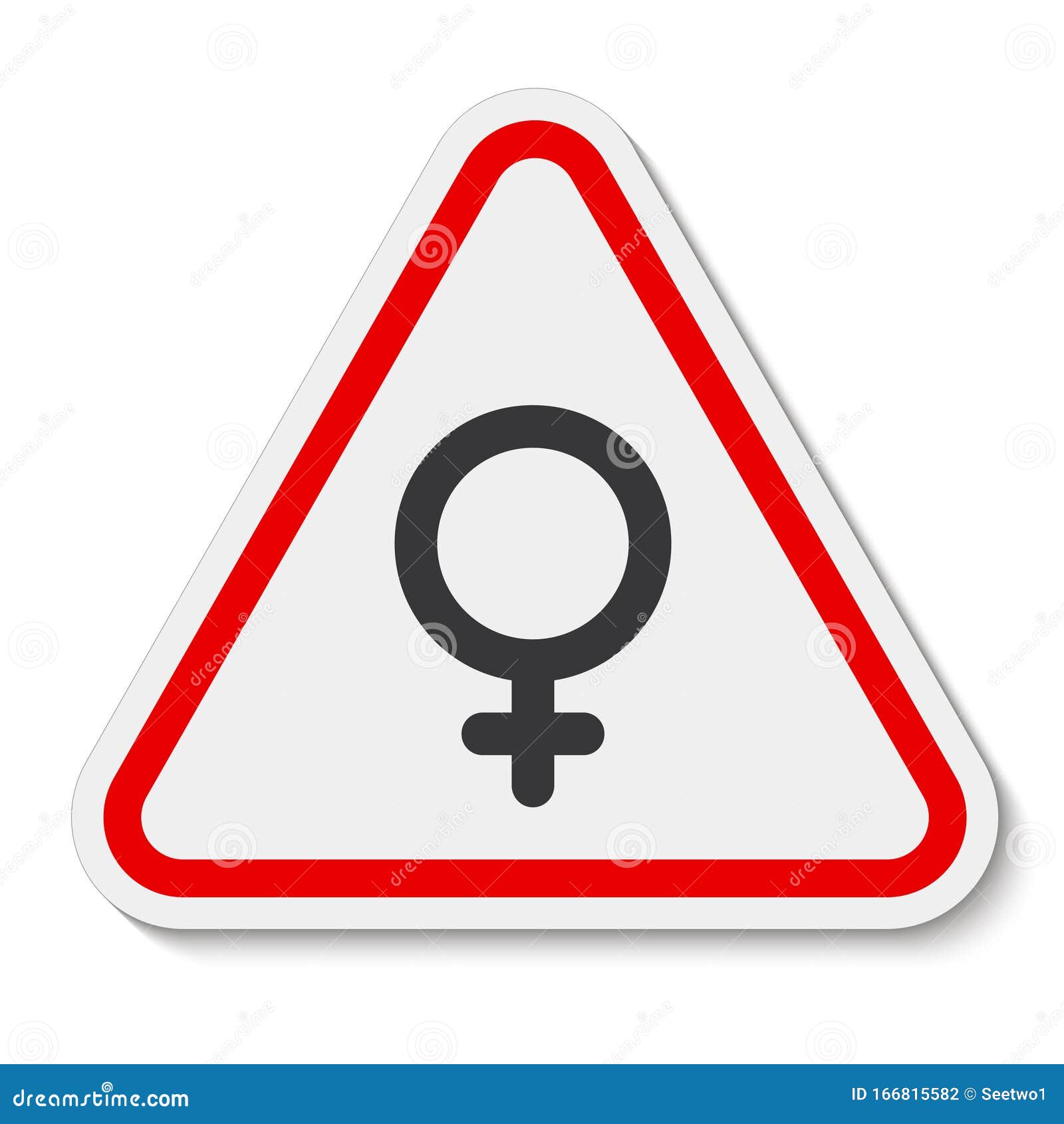 No Female Symbol Sing Isolate on White Background,Vector Illustration ...