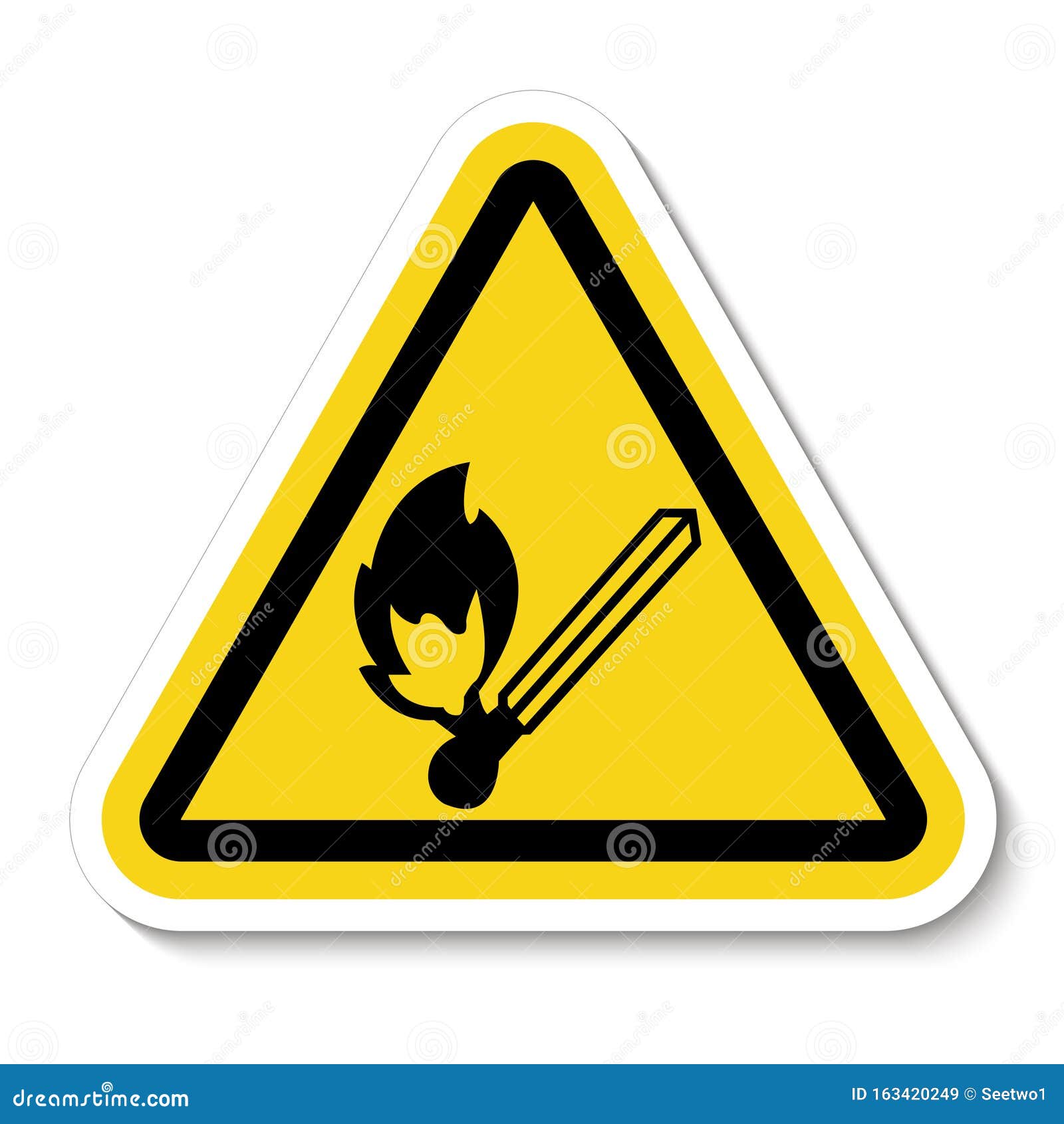 No Fire Ignition Symbol Sign Isolate on White Background,Vector ...