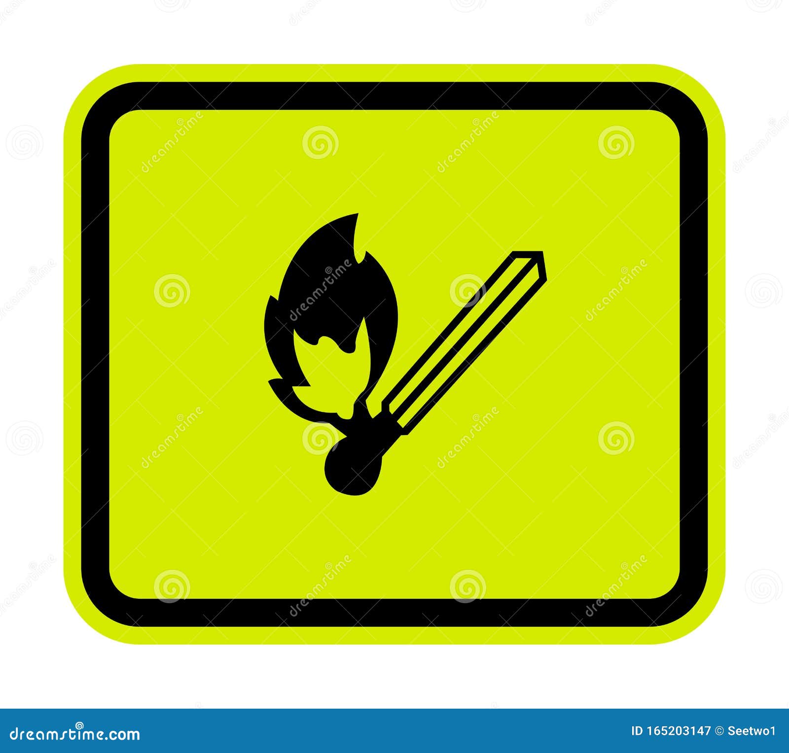 No Fire Ignition Symbol Sign Isolate on White Background,Vector ...
