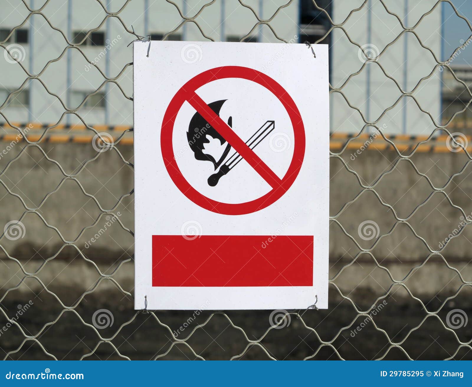 No Fire sign stock image. Image of power, barbed, warning - 29785295