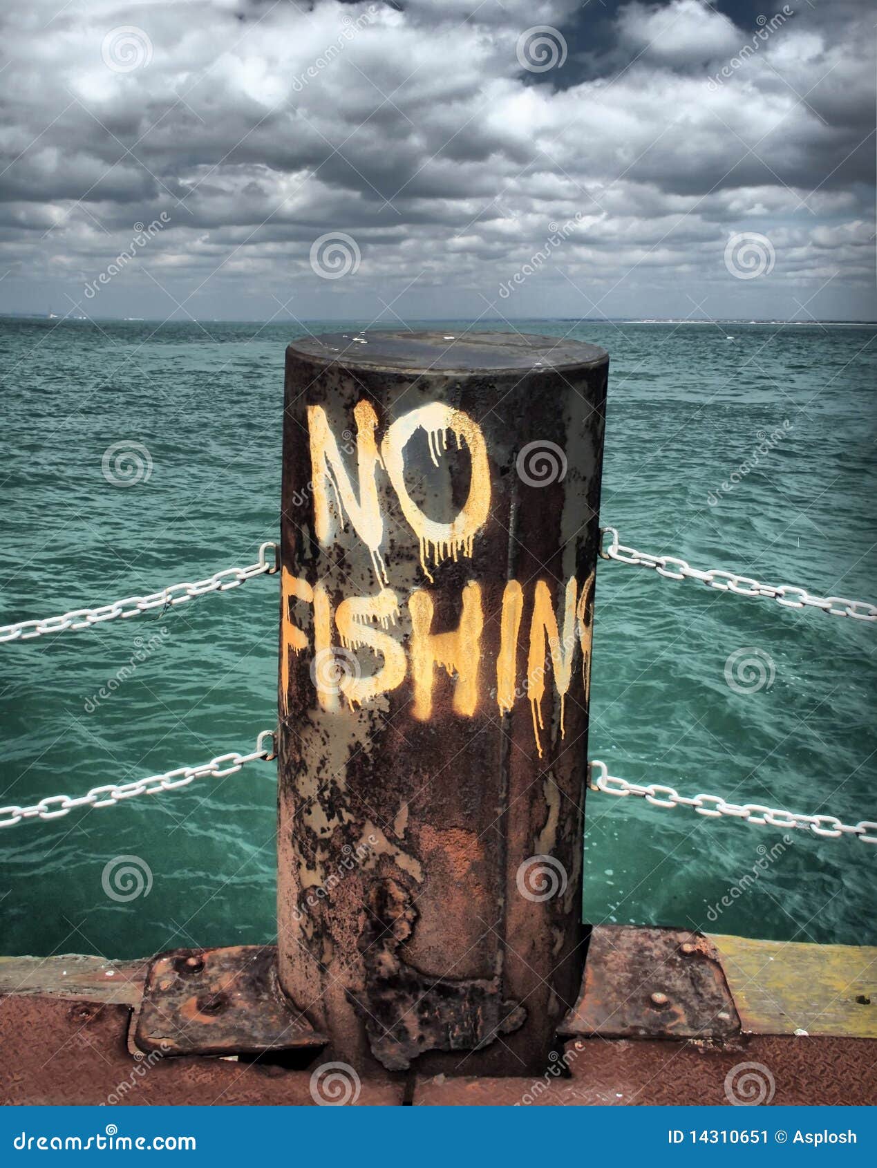 No fishing stock image. Image of colourful, post, notice - 14310651