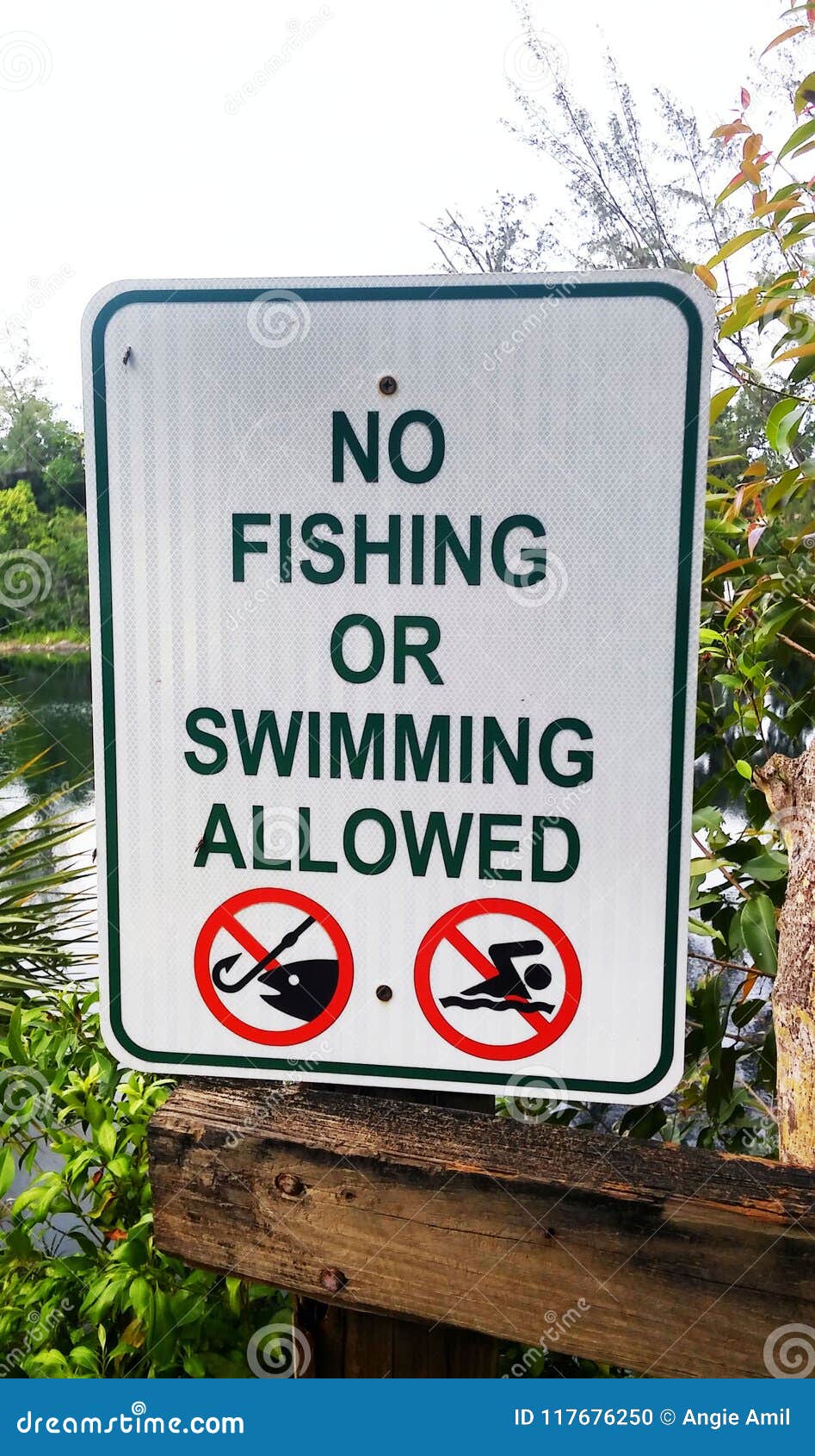 No Fishing No Swimming Allowed Sign Stock Photo - Image of green, blue ... No Fishing No Swimming Allowed Sign Stock Photo - Image of green, blue ...