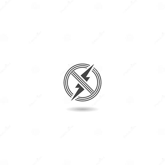 No Flash Mode Icon with Shadow Stock Vector - Illustration of flat ...