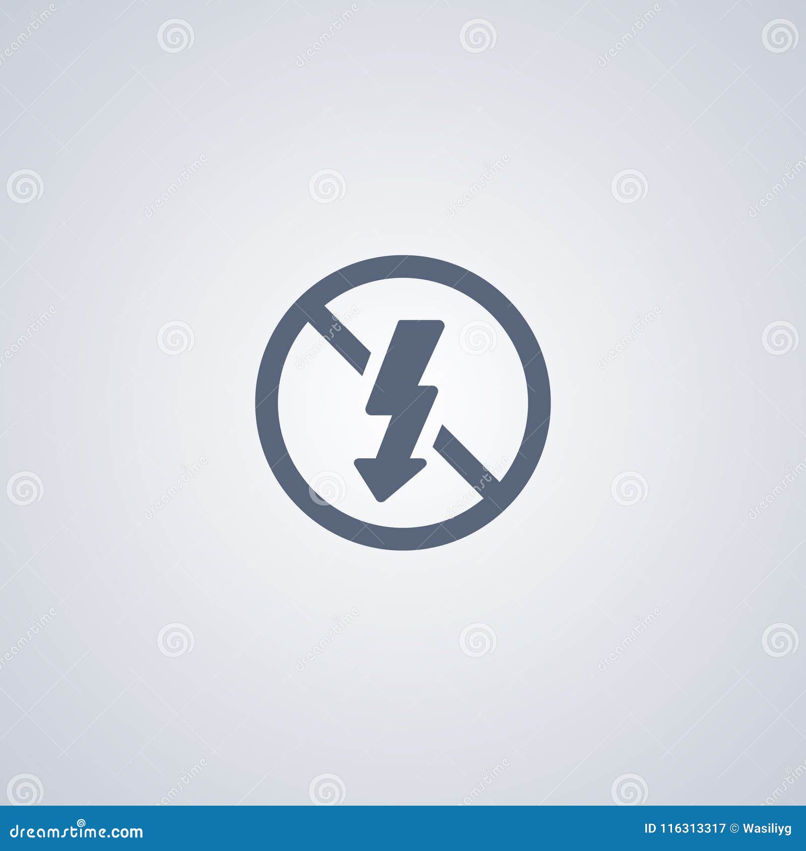 No Flash, Vector Best Flat Icon Stock Vector - Illustration of ...