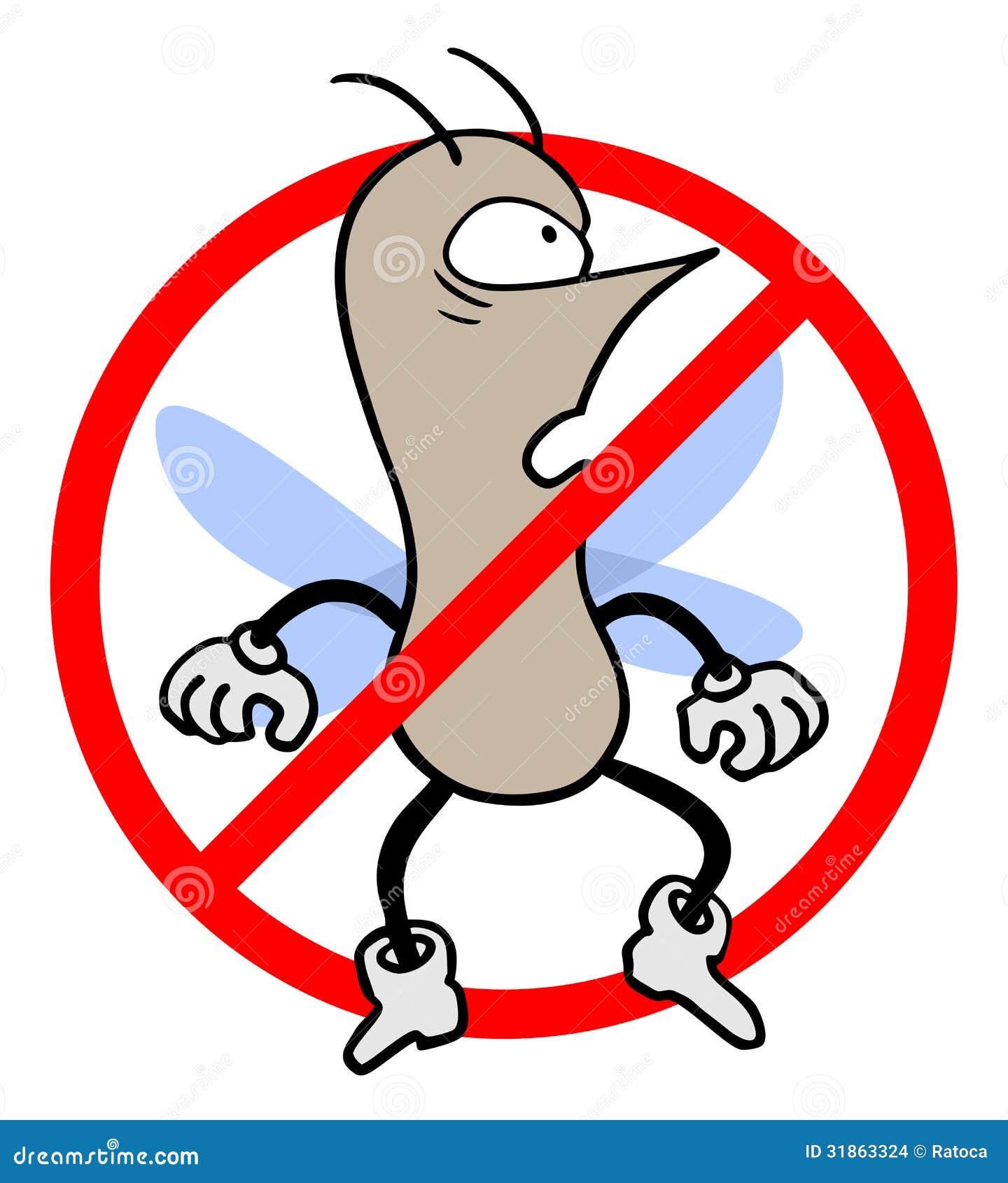 No fly stock vector. Illustration of forbidden, icon - 31863324