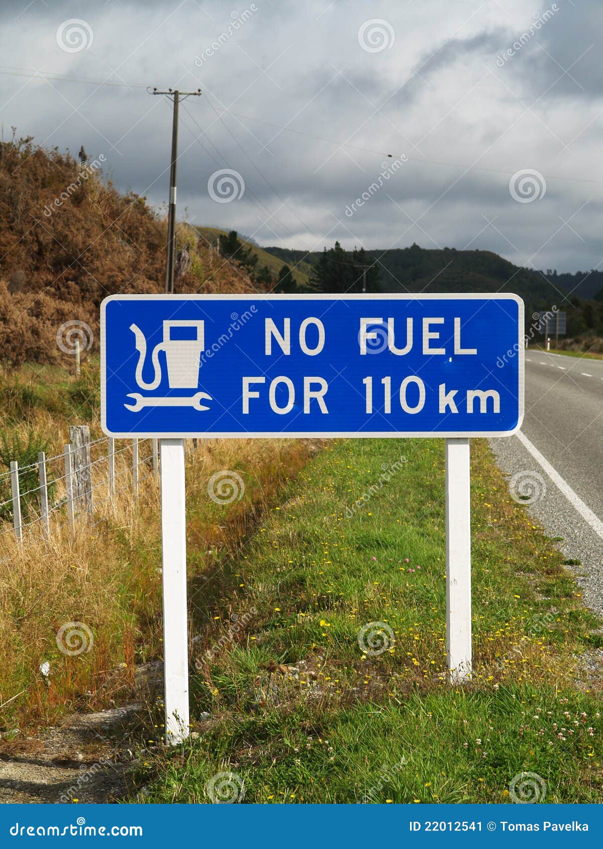 No fuel sign stock image. Image of blue, roadside, petrol - 22012541