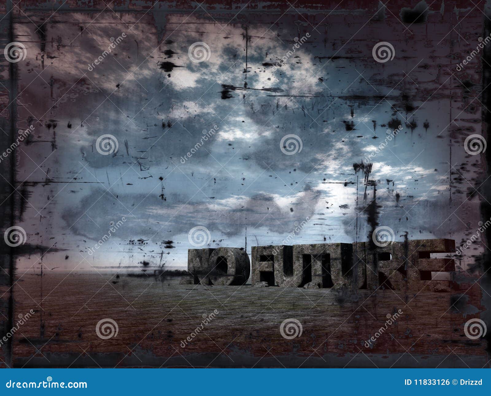 No future stock illustration. Illustration of word, dirtily - 11833126