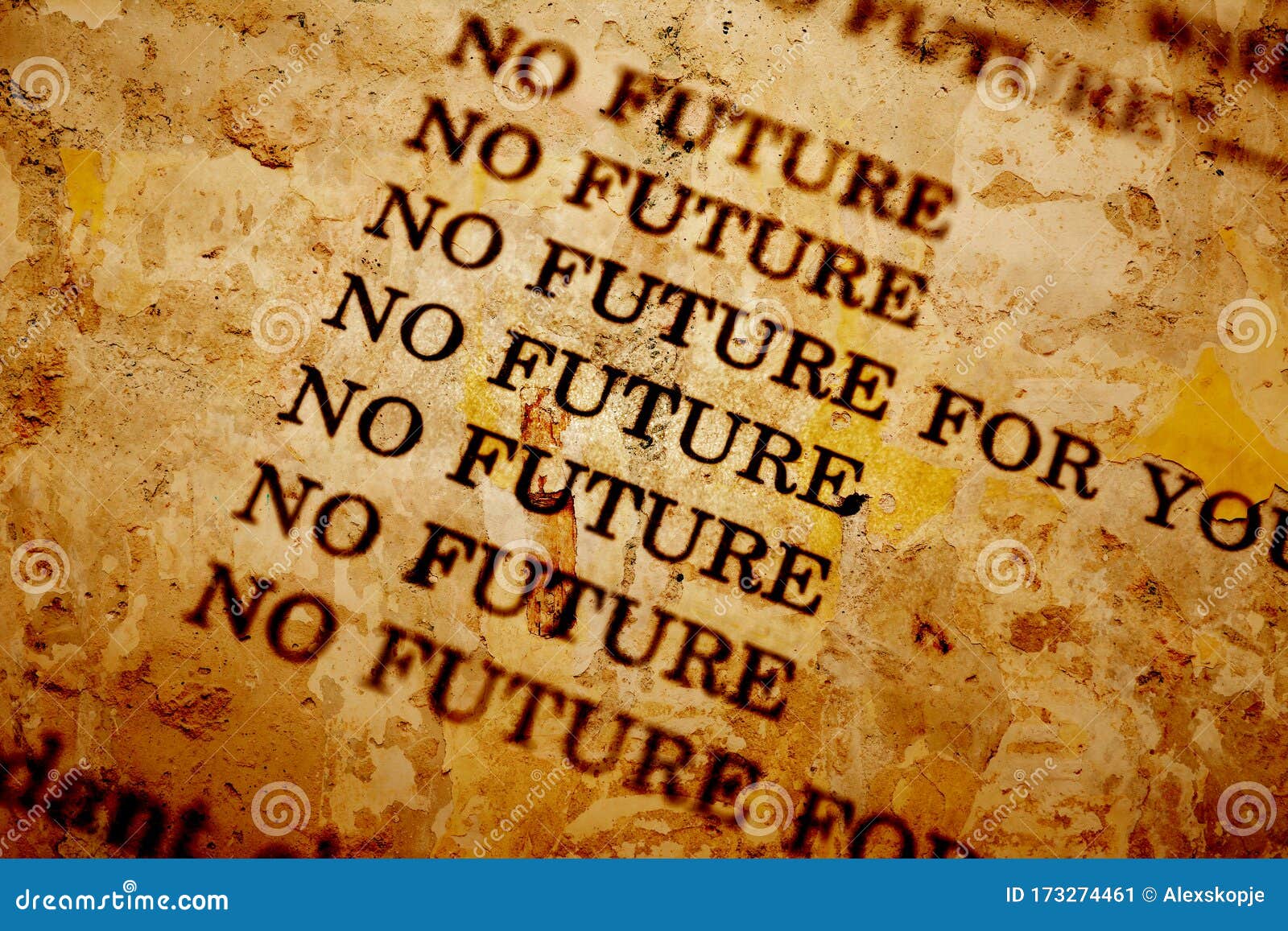 No future stock image. Image of indicate, choice, cancel - 173274461