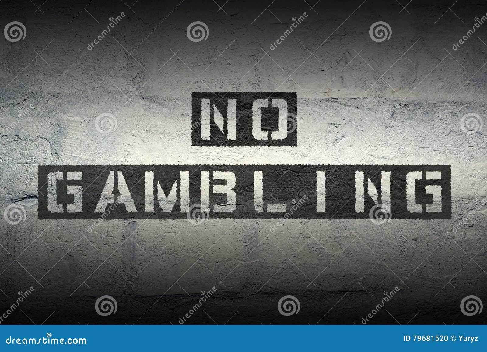No gambling gr stock photo. Image of white, grunge, exclamation - 79681520