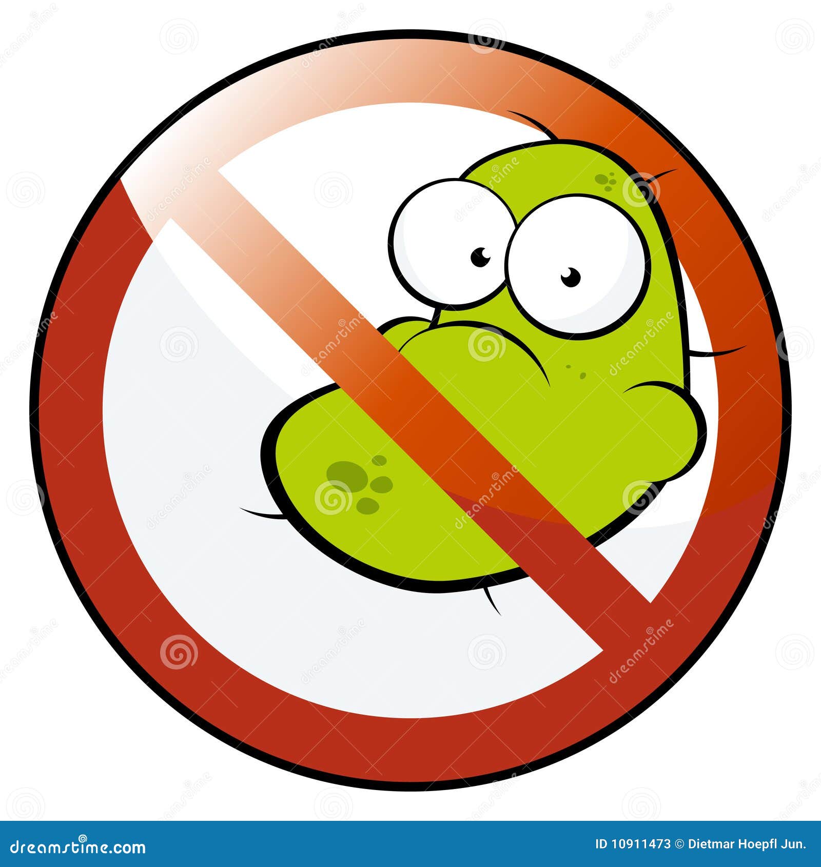 No Germs Cartoon