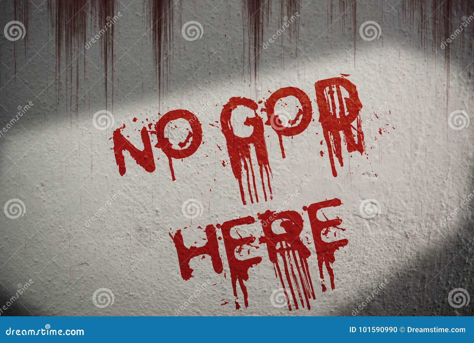 No God here stock photo. Image of blood, phrase, frightfulness - 101590990
