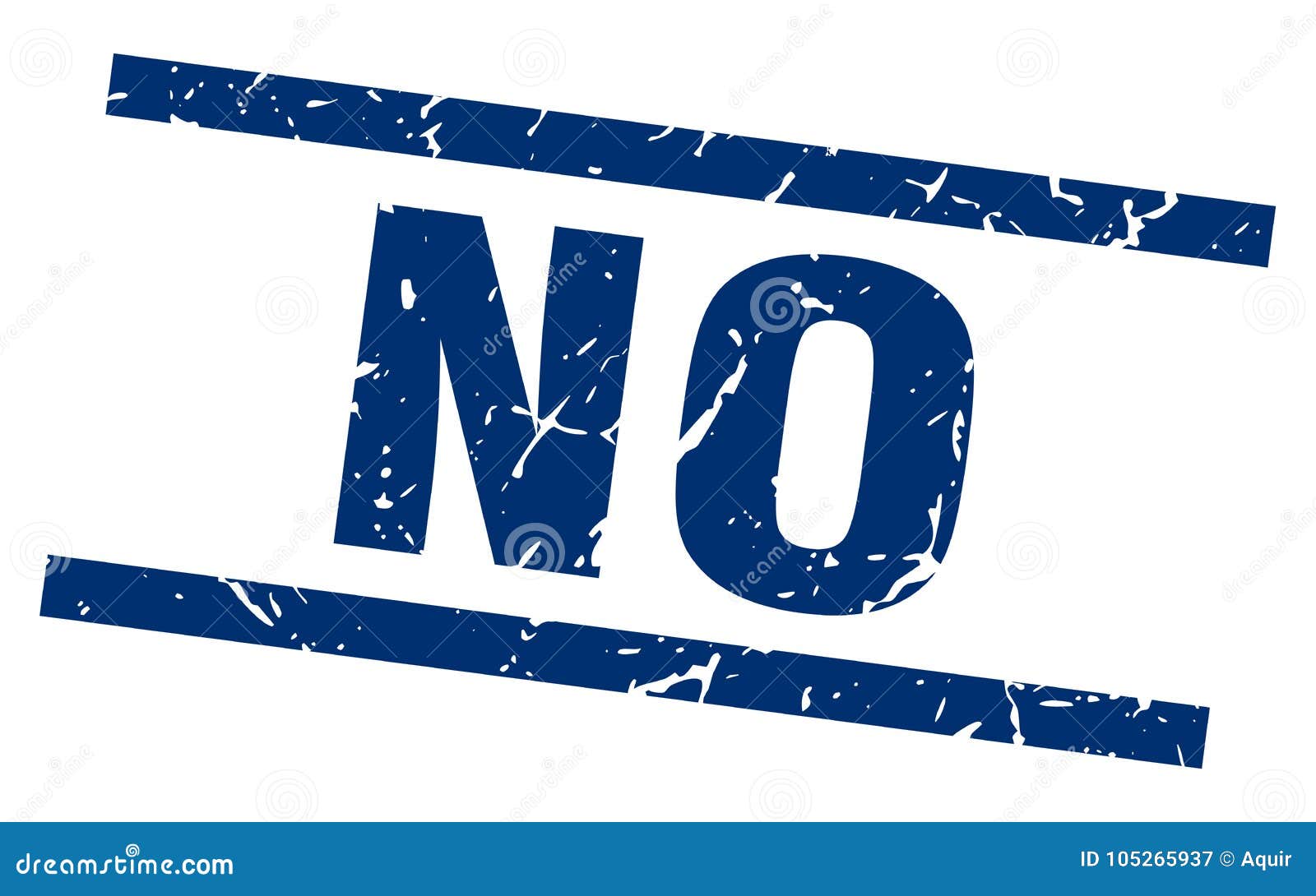 No stamp stock vector. Illustration of template, insignia - 105265937