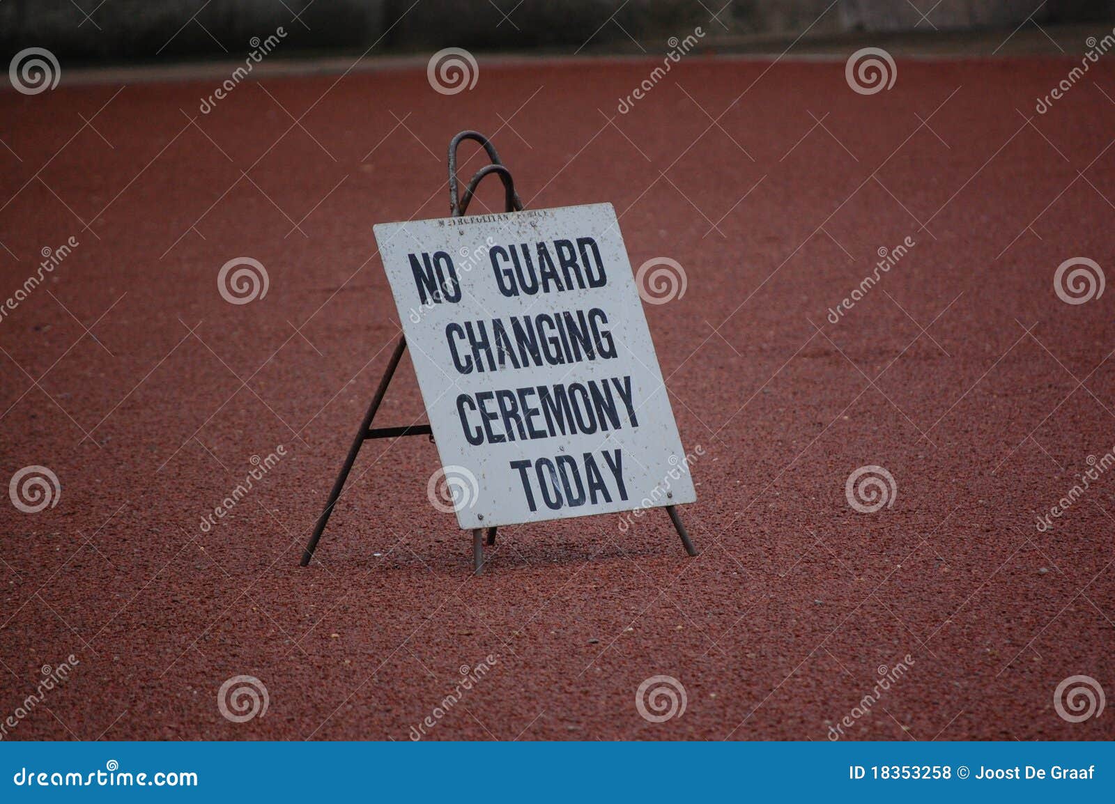 No Guard Changing Ceremony Today Stock Photo - Image of britain, united ...