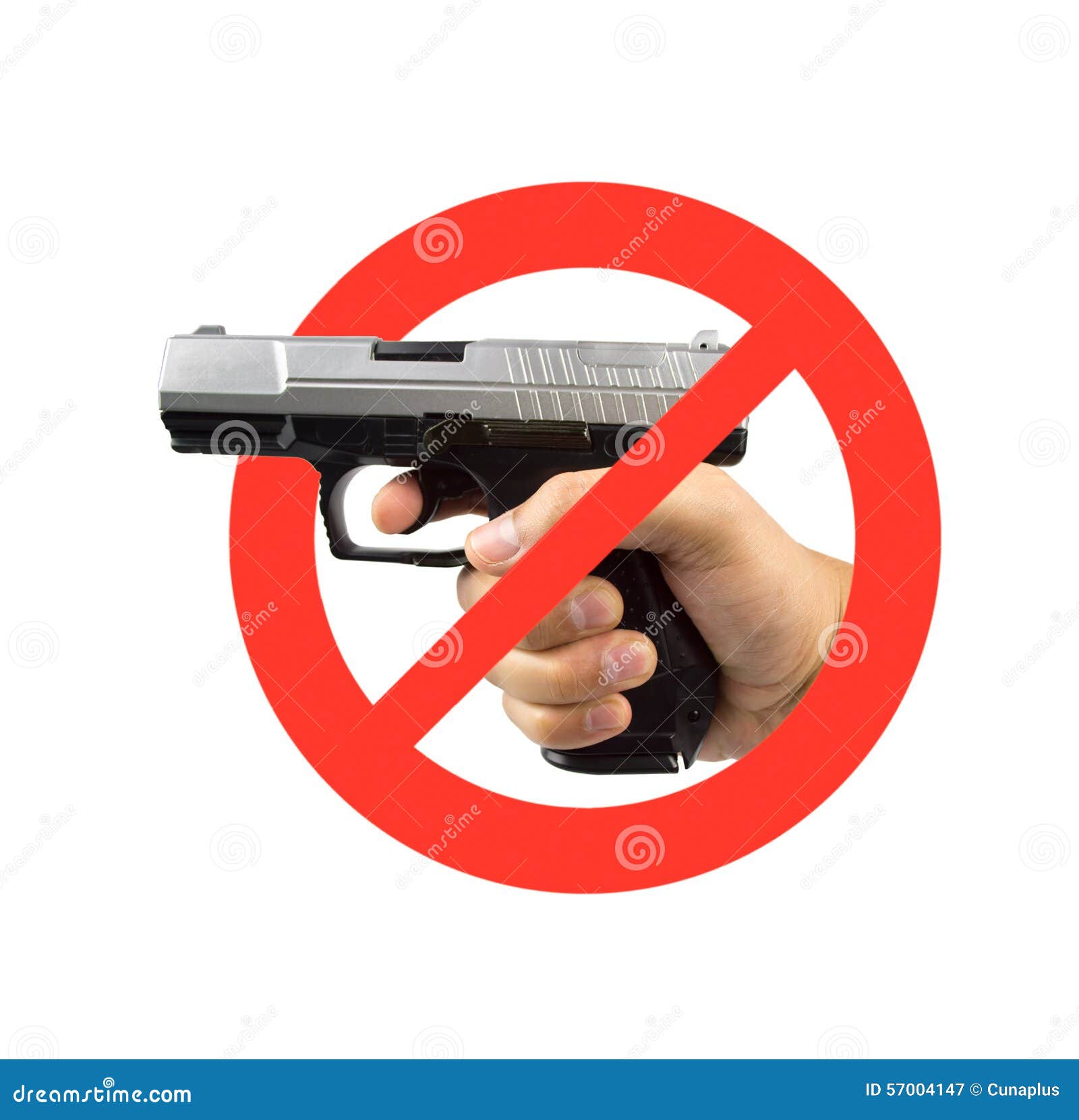 No guns stock image. Image of closeup, criminal, adult - 57004147