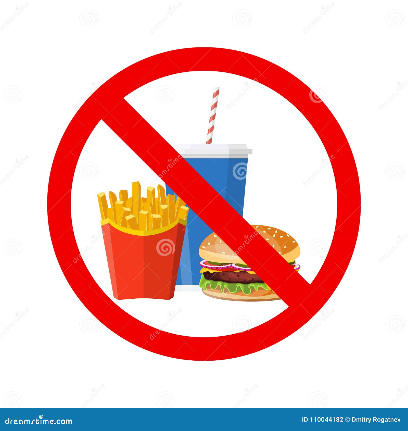 No hamburger, french fries stock vector. Illustration of lunch - 110044182 No hamburger, french fries stock vector. Illustration of lunch - 110044182